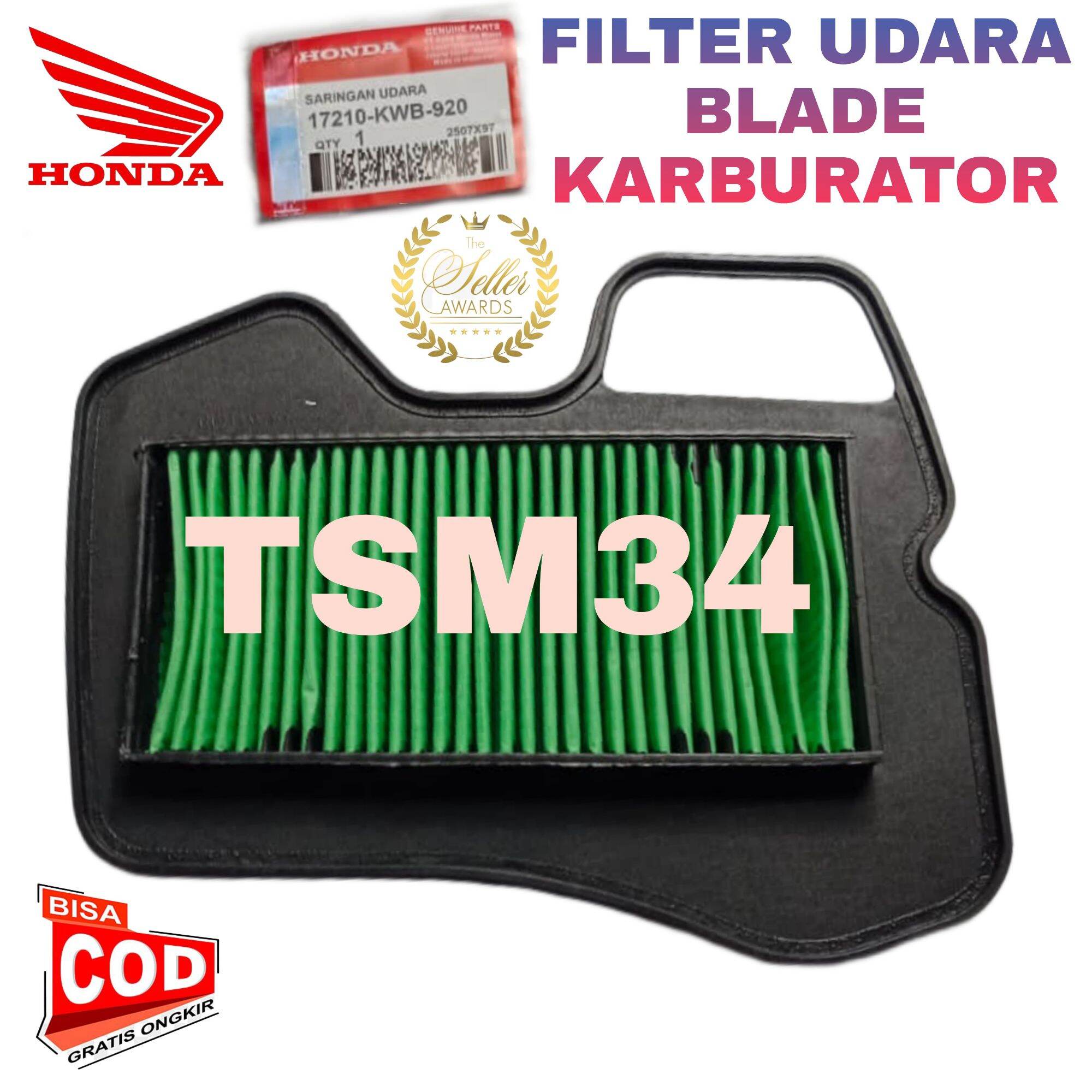 filter udara Blade 110 karburator / saringan udara Blade / Revo absolut ...