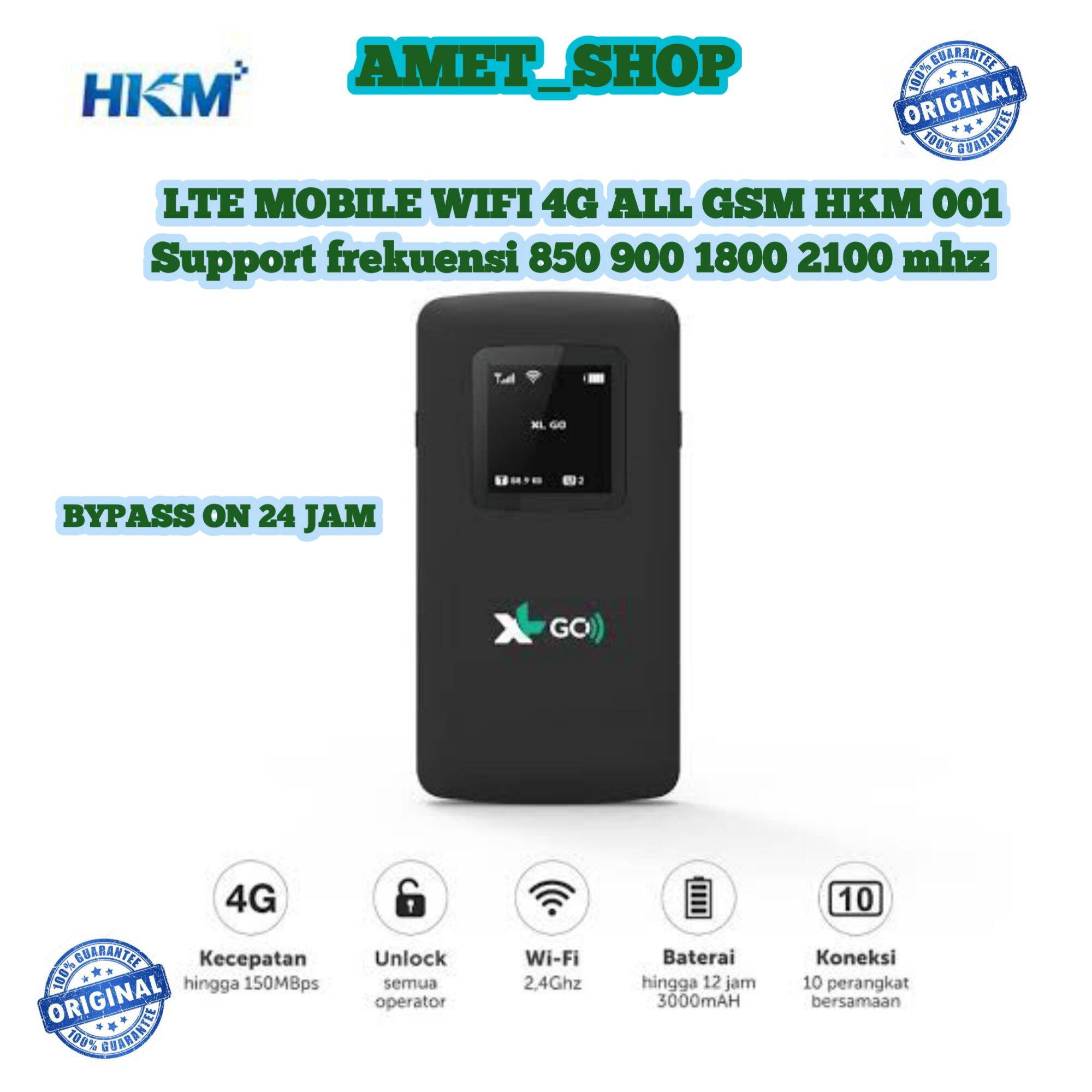 MODEM WIFI UNLOCK 4G ALL GSM XL GO HKM 001 + BYPASS ( BEKAS) | Lazada ...