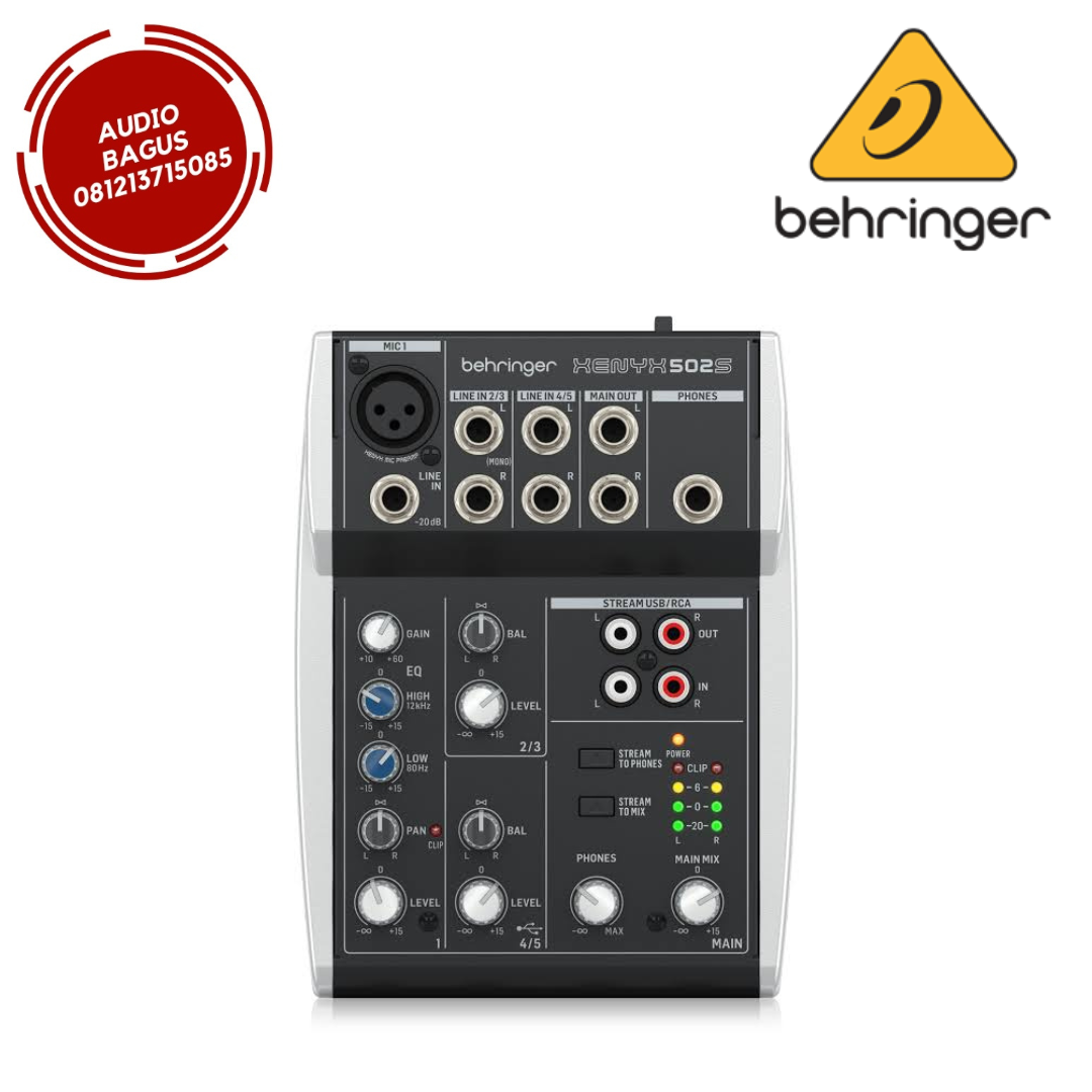 BEHRINGER XENYX 502 S Mixer Audio Analog XENYX 502S | Lazada Indonesia