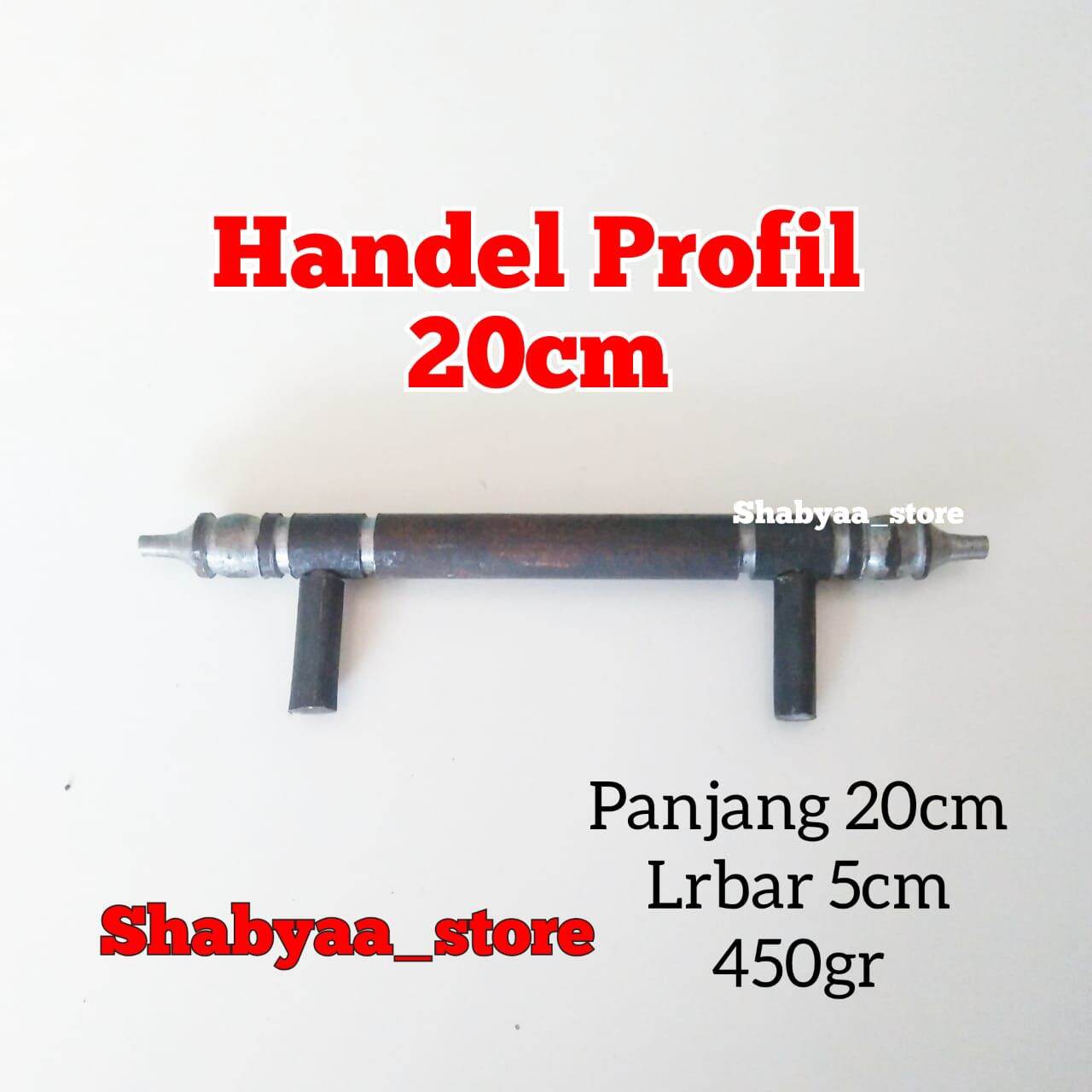 handel handle bubut besi beton tarikan gagang pintu pagar besi | Lazada ...