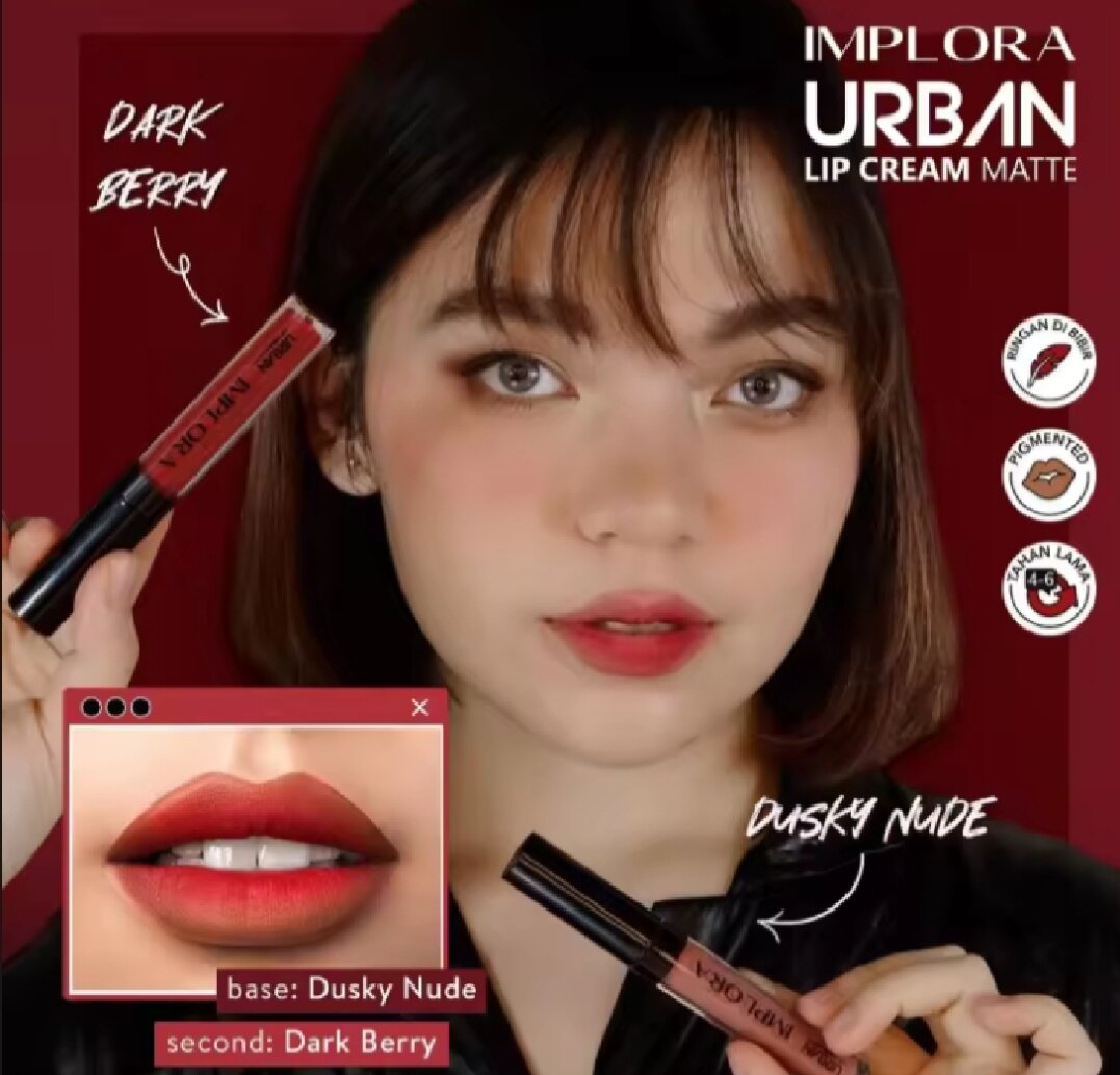 Implora Lip Cream Paket Ombre | Lazada Indonesia