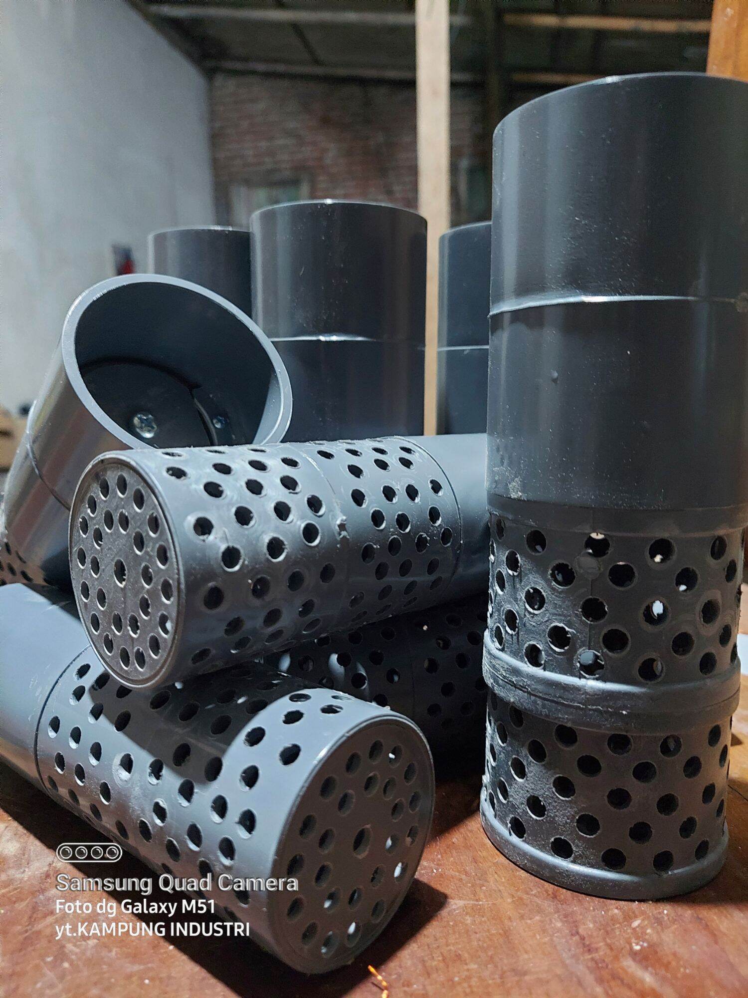 tusen klep pompa air pvc saringan panjang 1,5 dim 2 dim 2,5 dim 3 dim ...