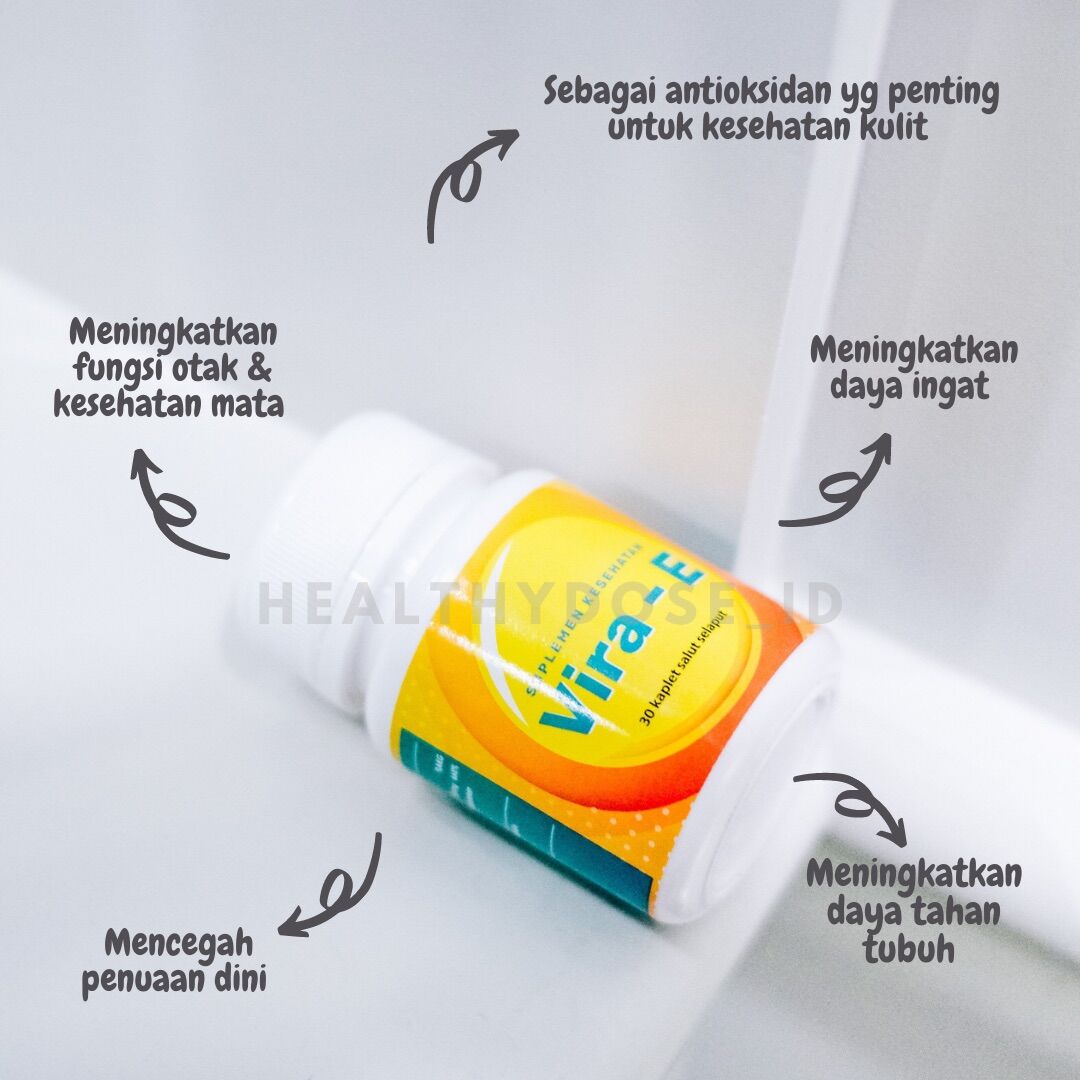 VITAMIN E 100 IU ISI 30 KAPLET / VIRA E | Lazada Indonesia