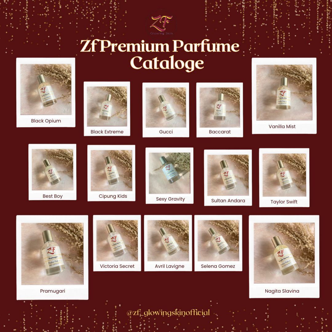 ZF Premium Parfume Shimmer ZF Minyak Wangi Spray 30ml Best Seller ZF ...