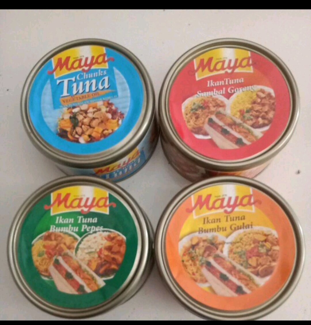 Maya ikan tuna dalam kaleng/ Maya ikan tuna vegetable oil/ikan tuna ...