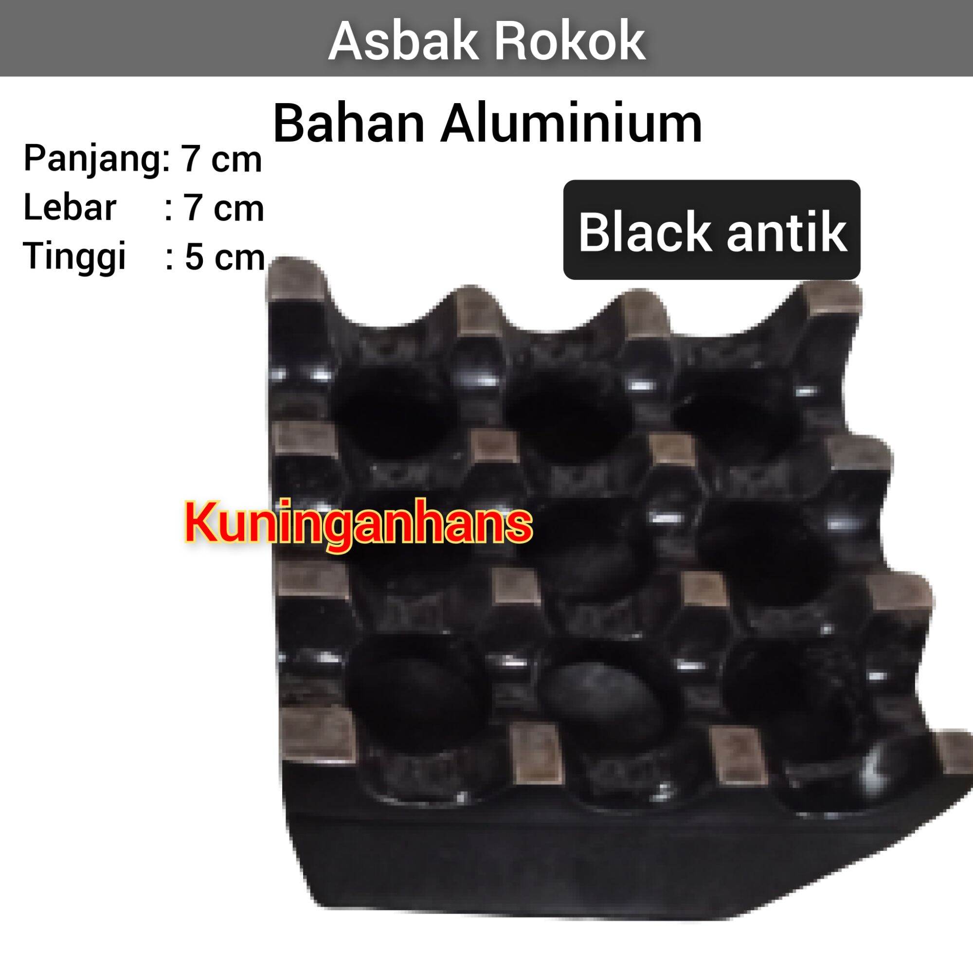 Asbak Aluminium lubang 9 / asbak rokok / ashtray | Lazada Indonesia
