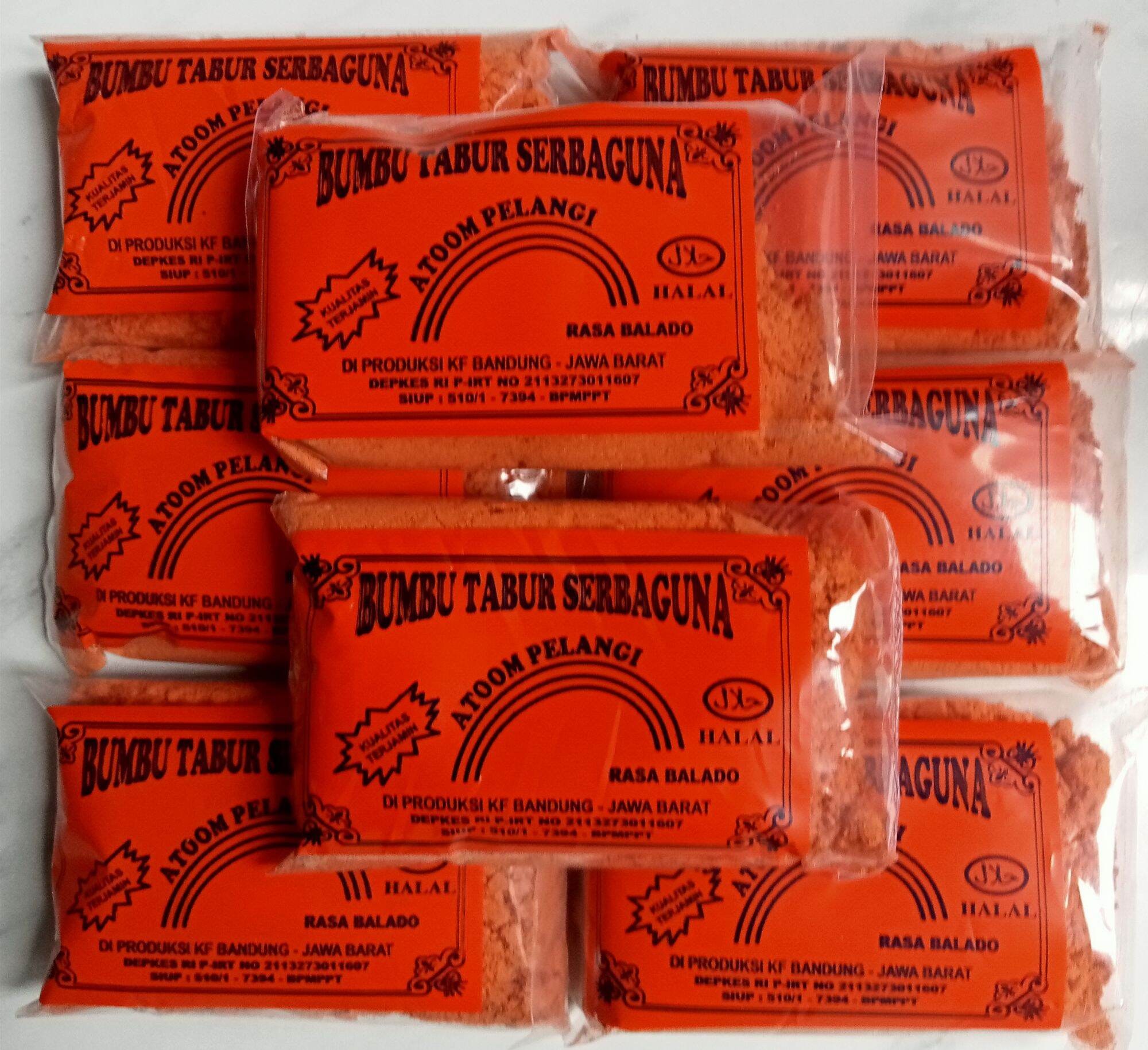 Bumbu Tabur Atom Pelangi Rasa Balado 5 x 40 gr | Lazada Indonesia