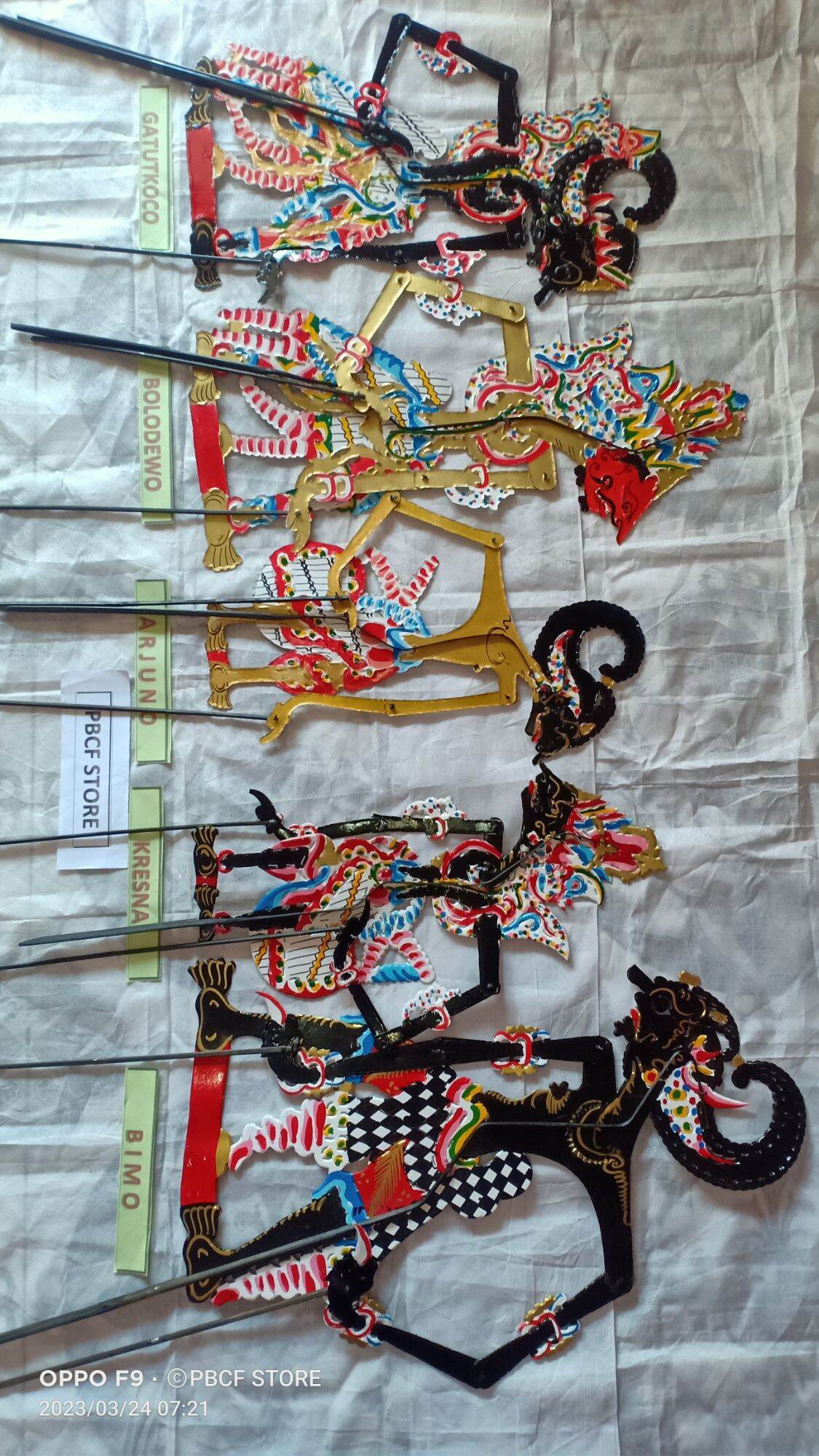 Wayang Paket 5 Wayang Bimo Bolodewo Kresna Gatutkaca Arjuna | Lazada ...