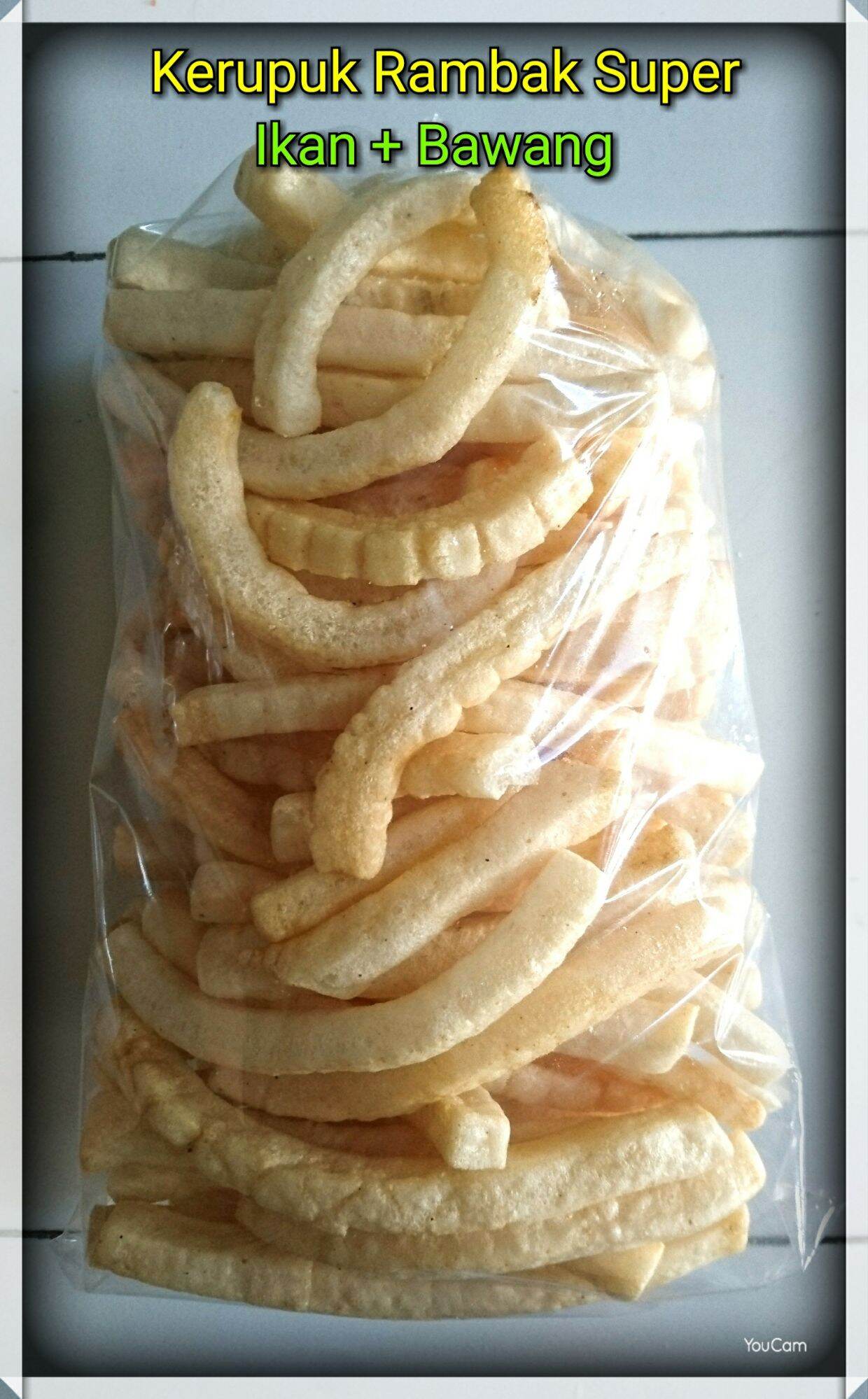 Kerupuk Rambak Ikan dan Bawang Enak Murah Netto 200gr | Lazada Indonesia