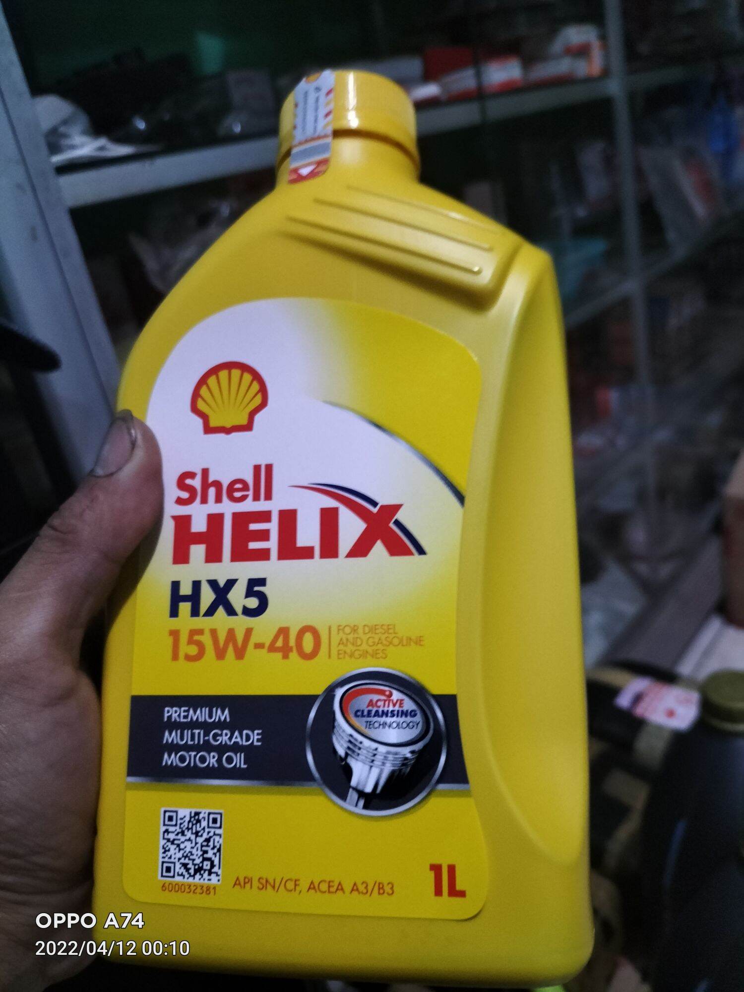 SHELL HELIX HX5 1LITER 15W-40 API SN/CF | Lazada Indonesia