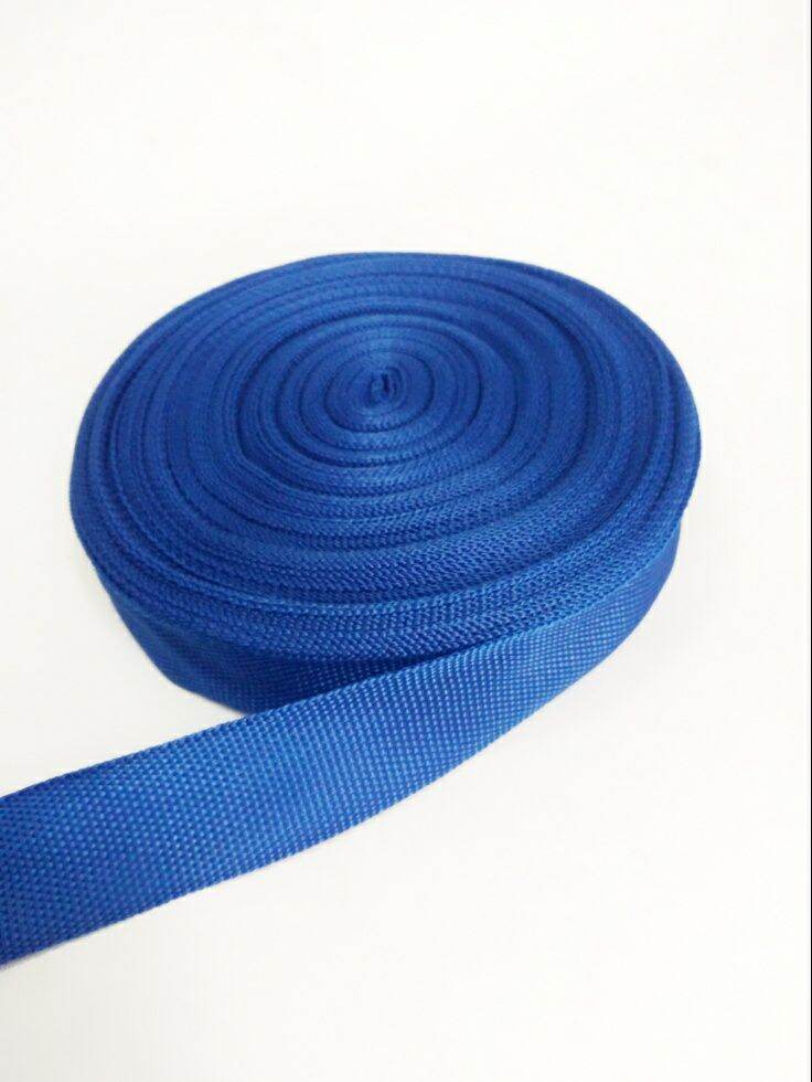 bisban tali webbing polos ukuran 2,5 cm 1 roll panjang 27 meter ...