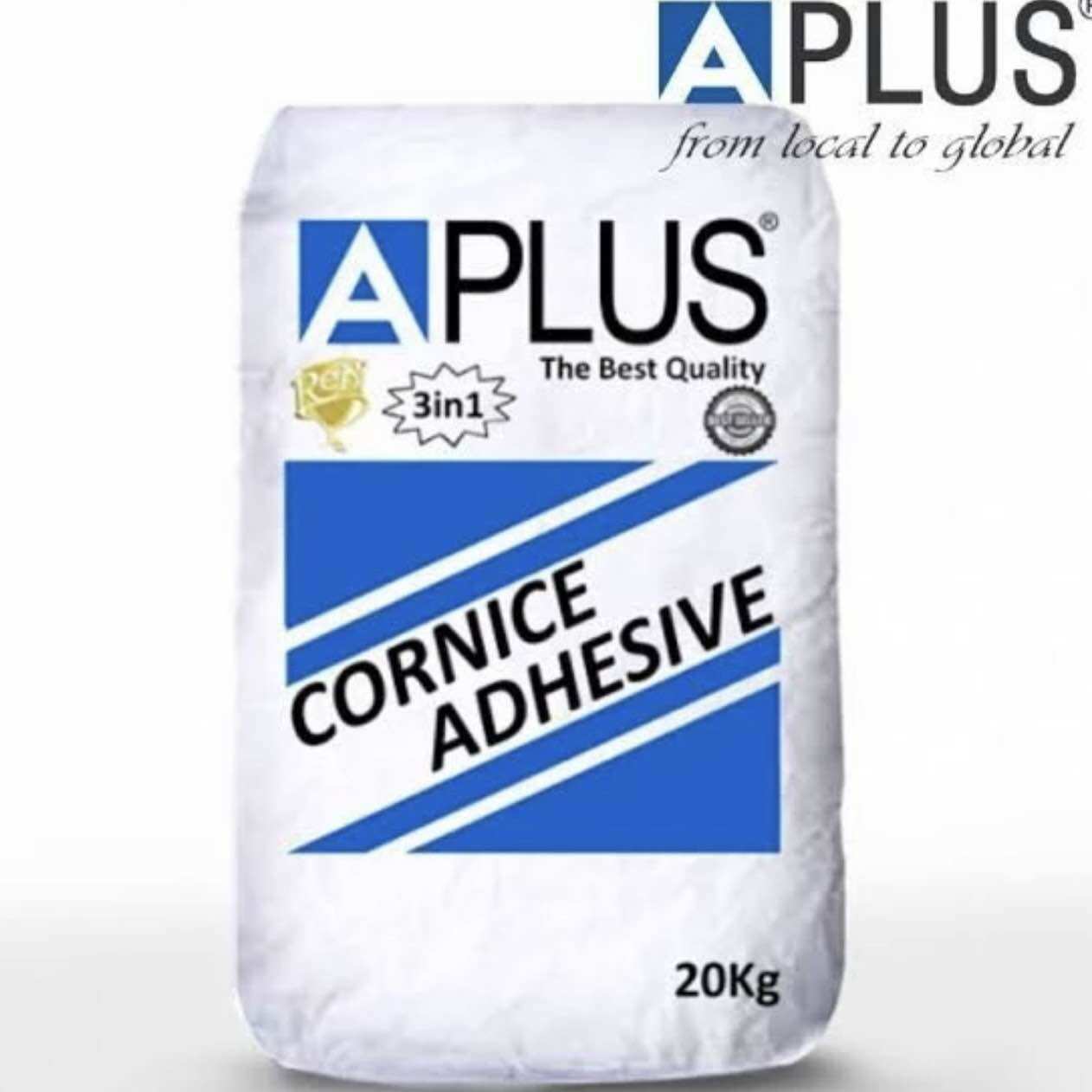 Cornice Adhesive merk A PLUS Harga 1 Kg / Compound Gypsum Plafon ...