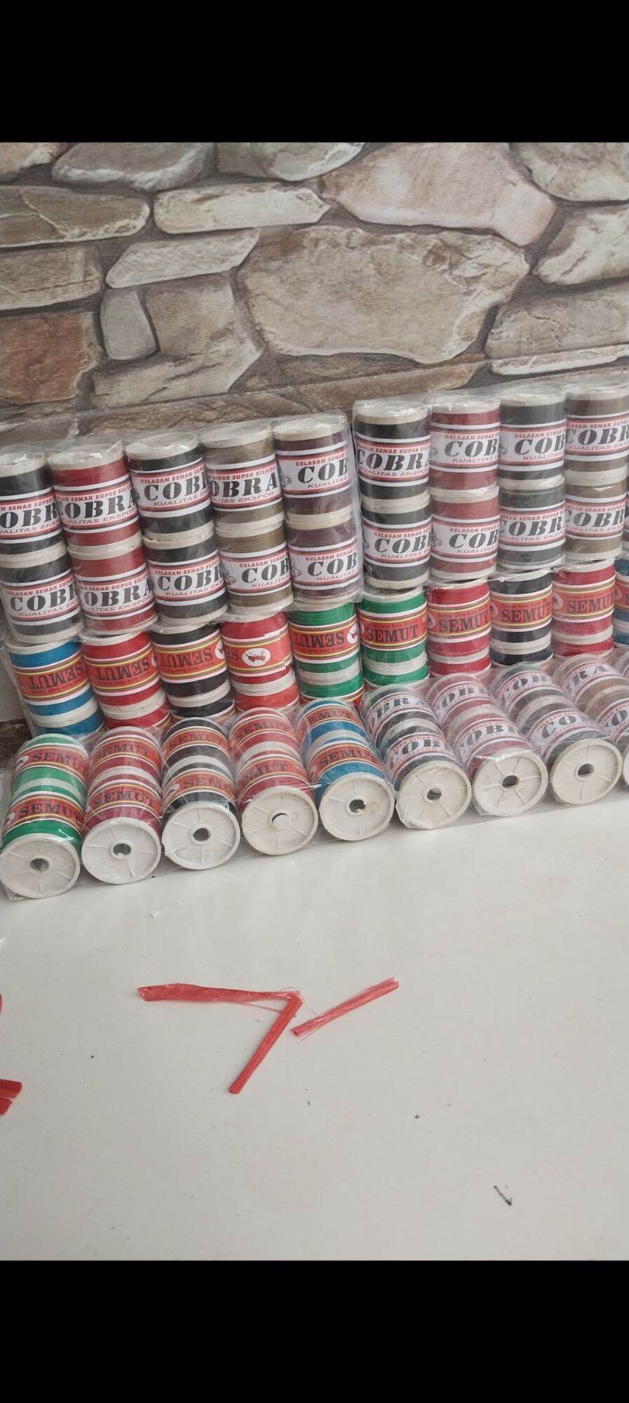 benang gelasan layangan merk semut dan cangklong 1 pack | Lazada Indonesia