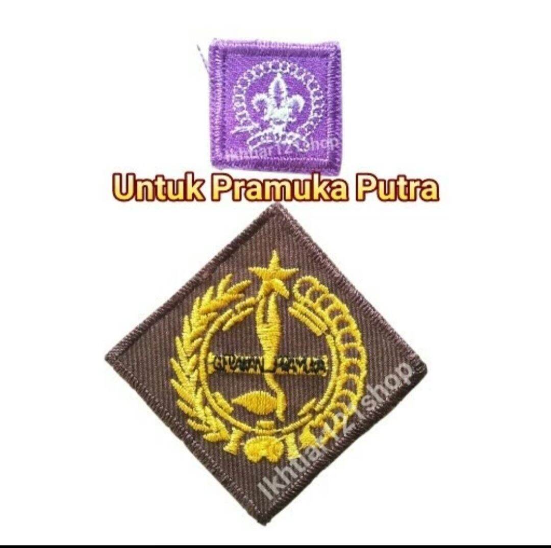 Atribut Pramuka Tanda pandu Dunia | Lazada Indonesia