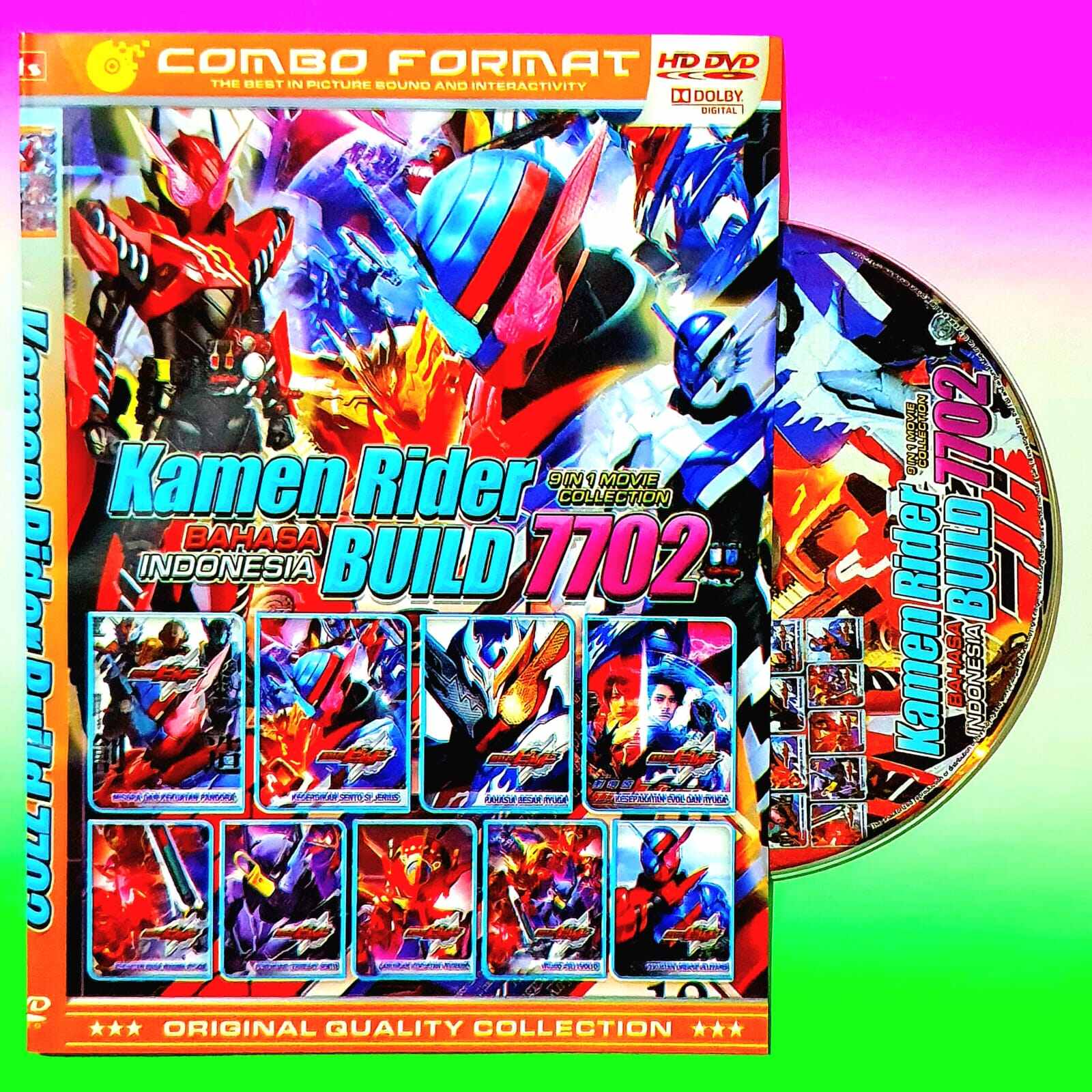 KASET DVD FILM KAMEN RIDER DUBBING BAHASA INDONESIA-KASET FILM KAMEN ...