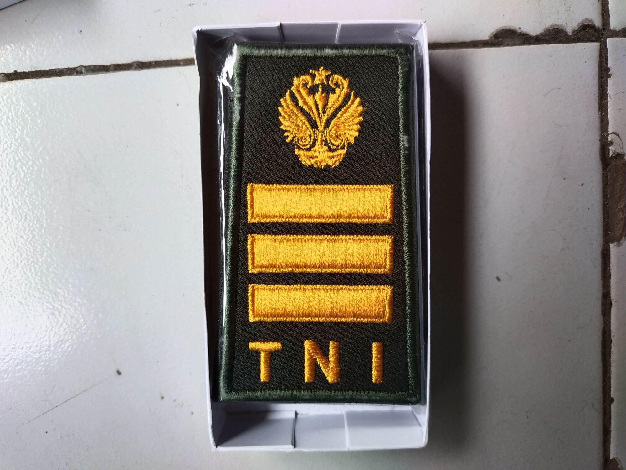 PANGKAT TNI PDH PDU, LETDA, LETTU, KAPTEN | Lazada Indonesia