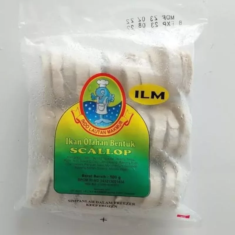 ILM SCALLOP / TEMPURA / BINTANG / SUKOI Ikan olahan sosis 500 gr ...