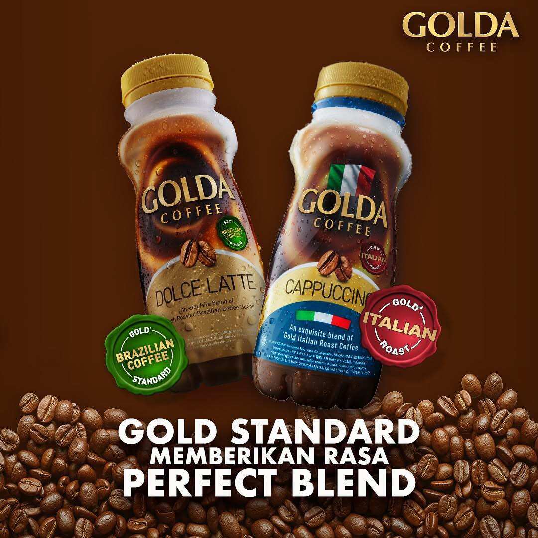 Golda Kopi RTD Botol PET 200ml x 12pcs [Karton/Pack] / Kopi Siap Minum ...