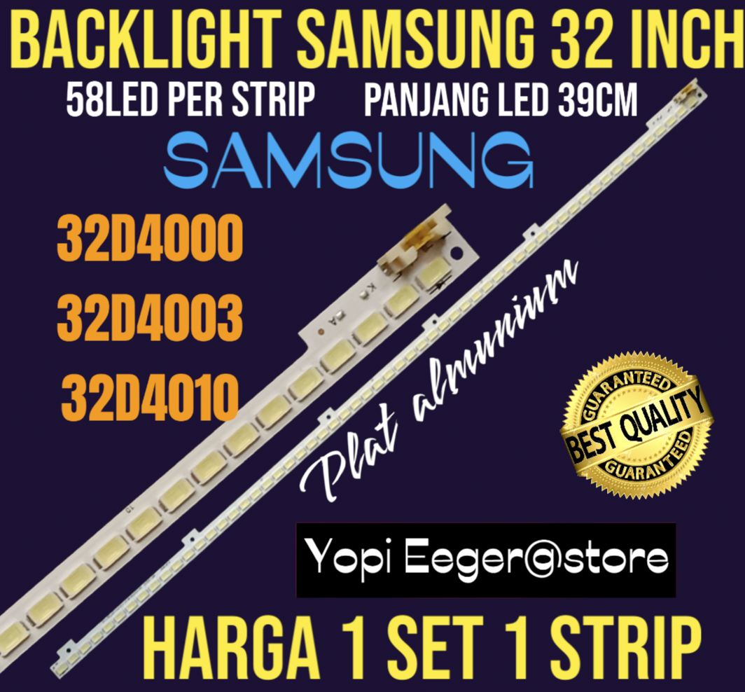 BACKLIGHT TV LCD LED SAMSUNG 32 INCH 32D4000-32D4003-32D4010 BACKLIGHT ...