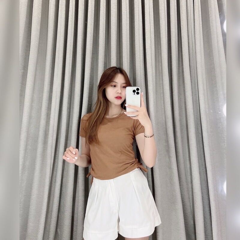 Crop top serut samping 1146 | Lazada Indonesia