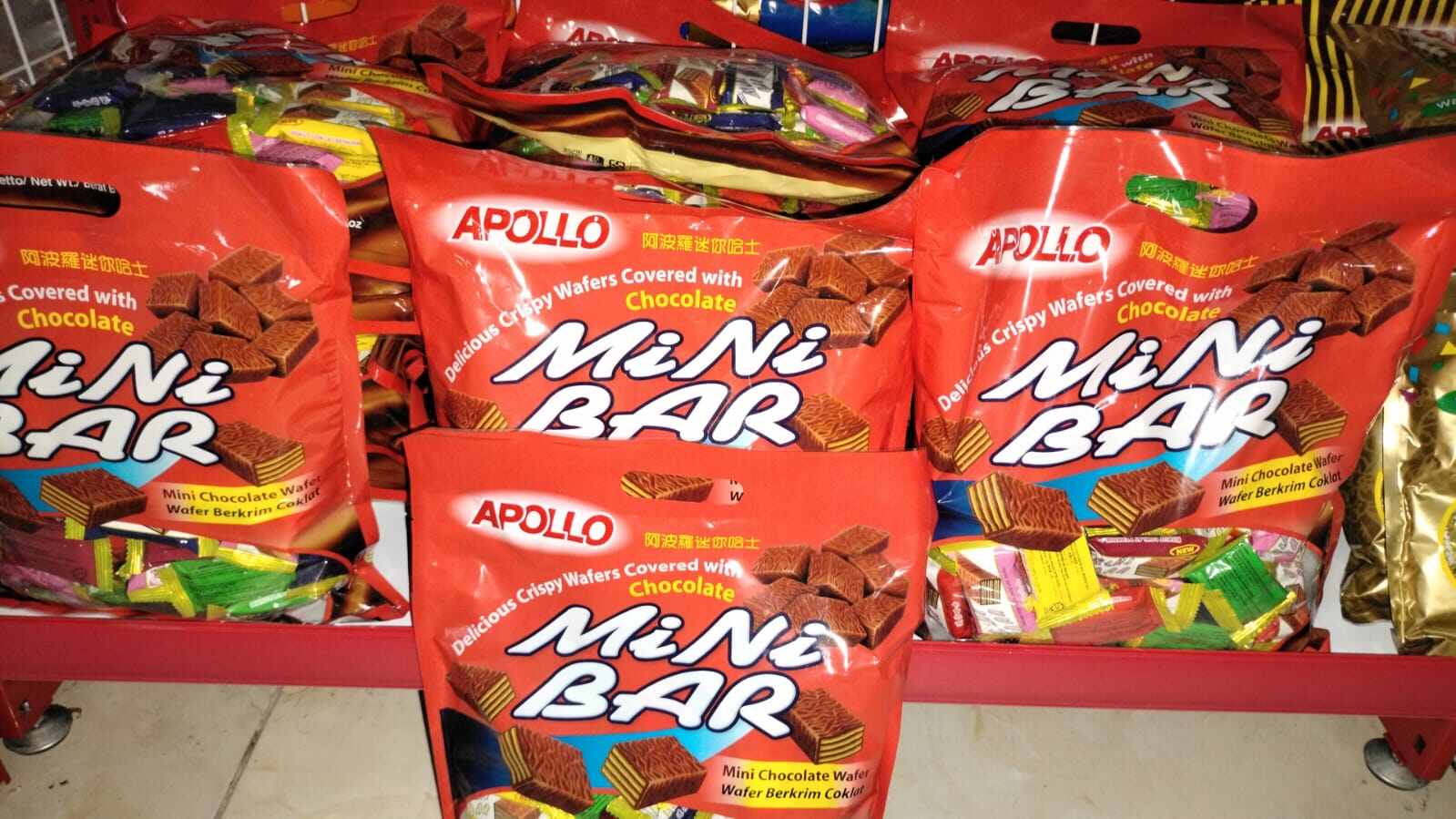 mini bar appolo chocolate 300gr isi 50pcs | Lazada Indonesia