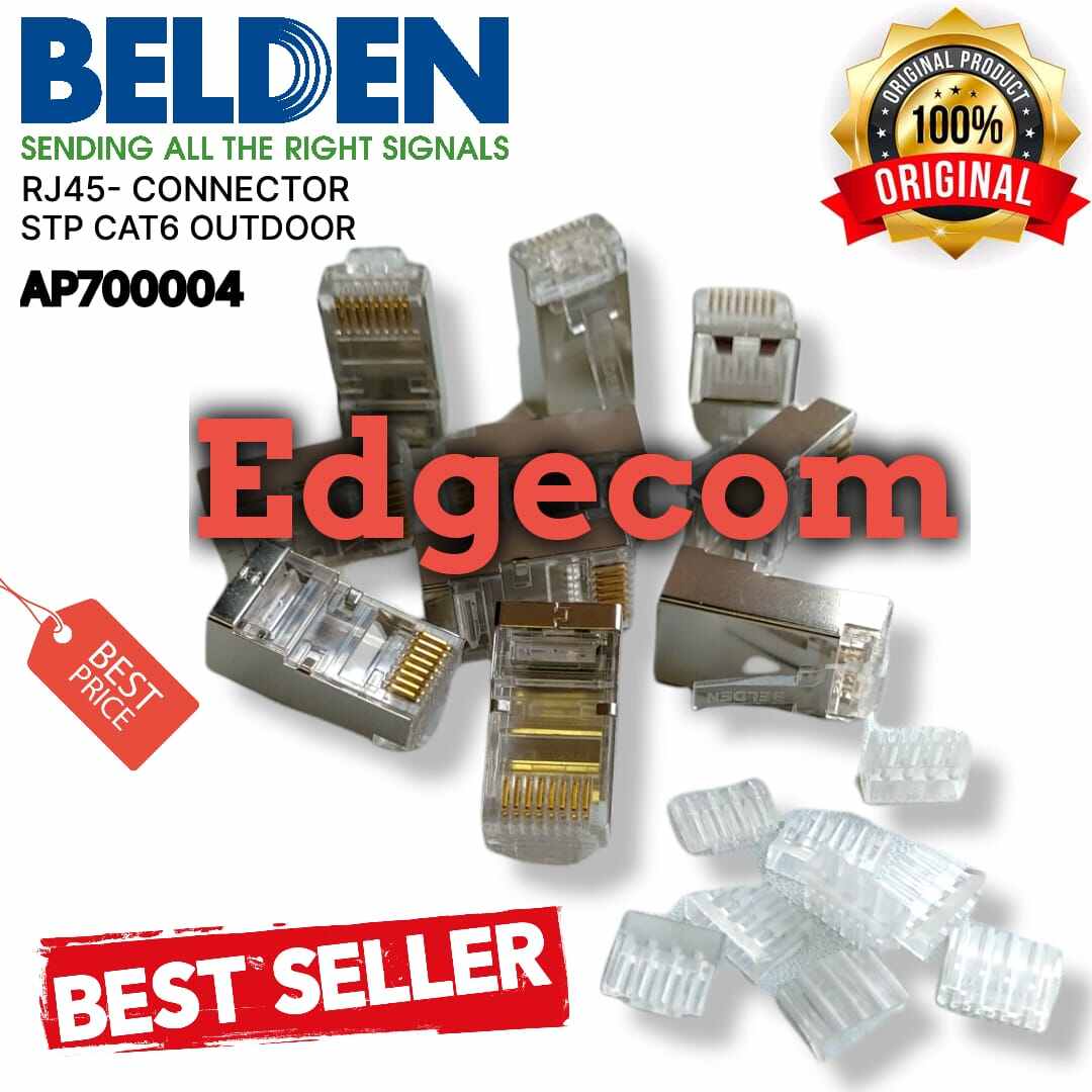 Konektor RJ45 Cat6 STP Outdoor Besi AP70004 BELDEN ORIGINAL PERPCS ...