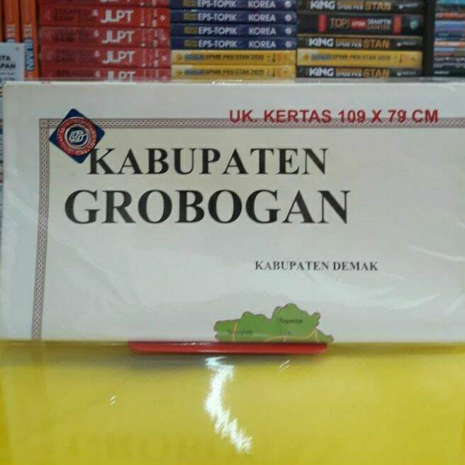 PETA KABUPATEN GROBOGAN LIPAT | Lazada Indonesia