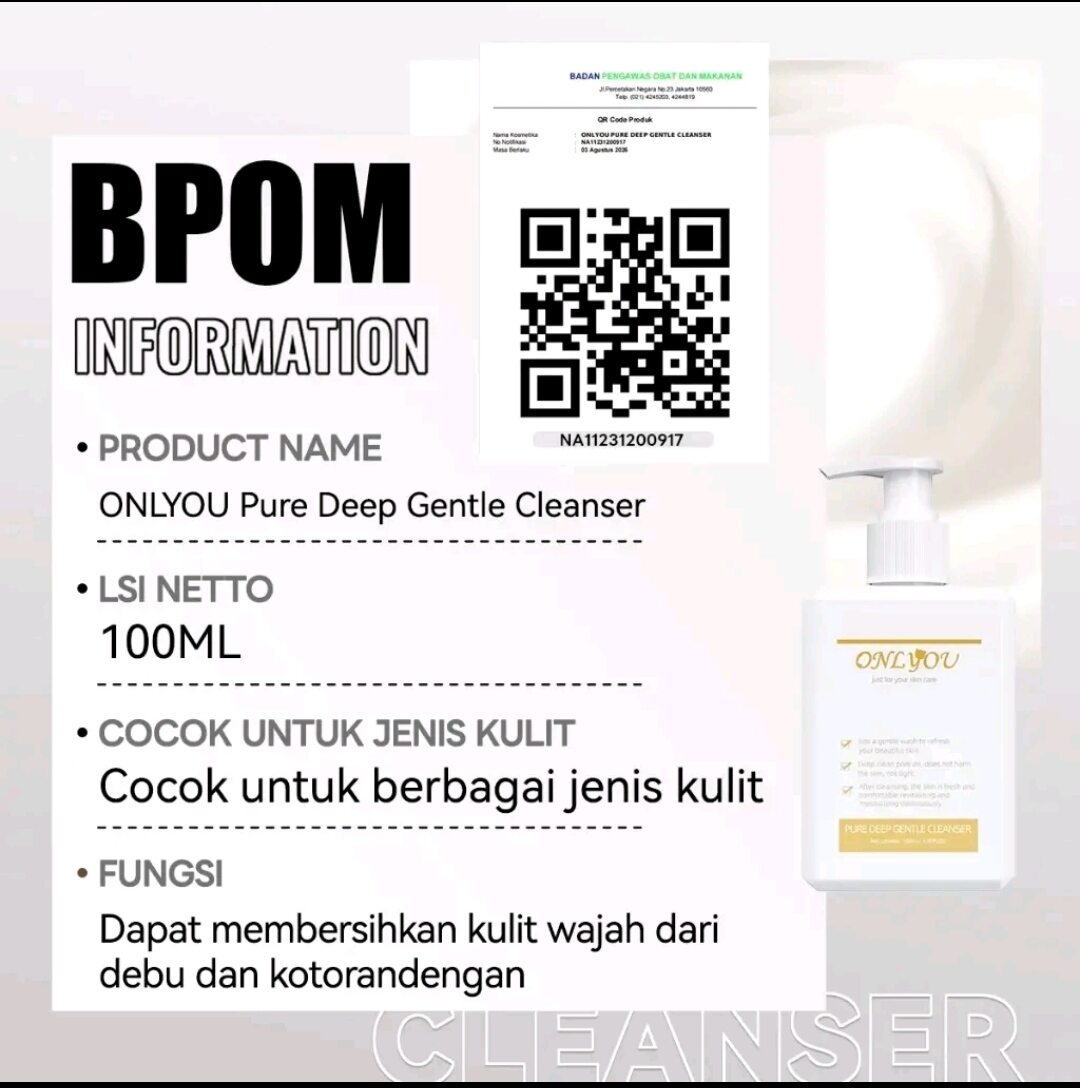 Onlyou Facial Wash 150 ml Bpom 5x Amino Anti Acne Dan Brightening ...