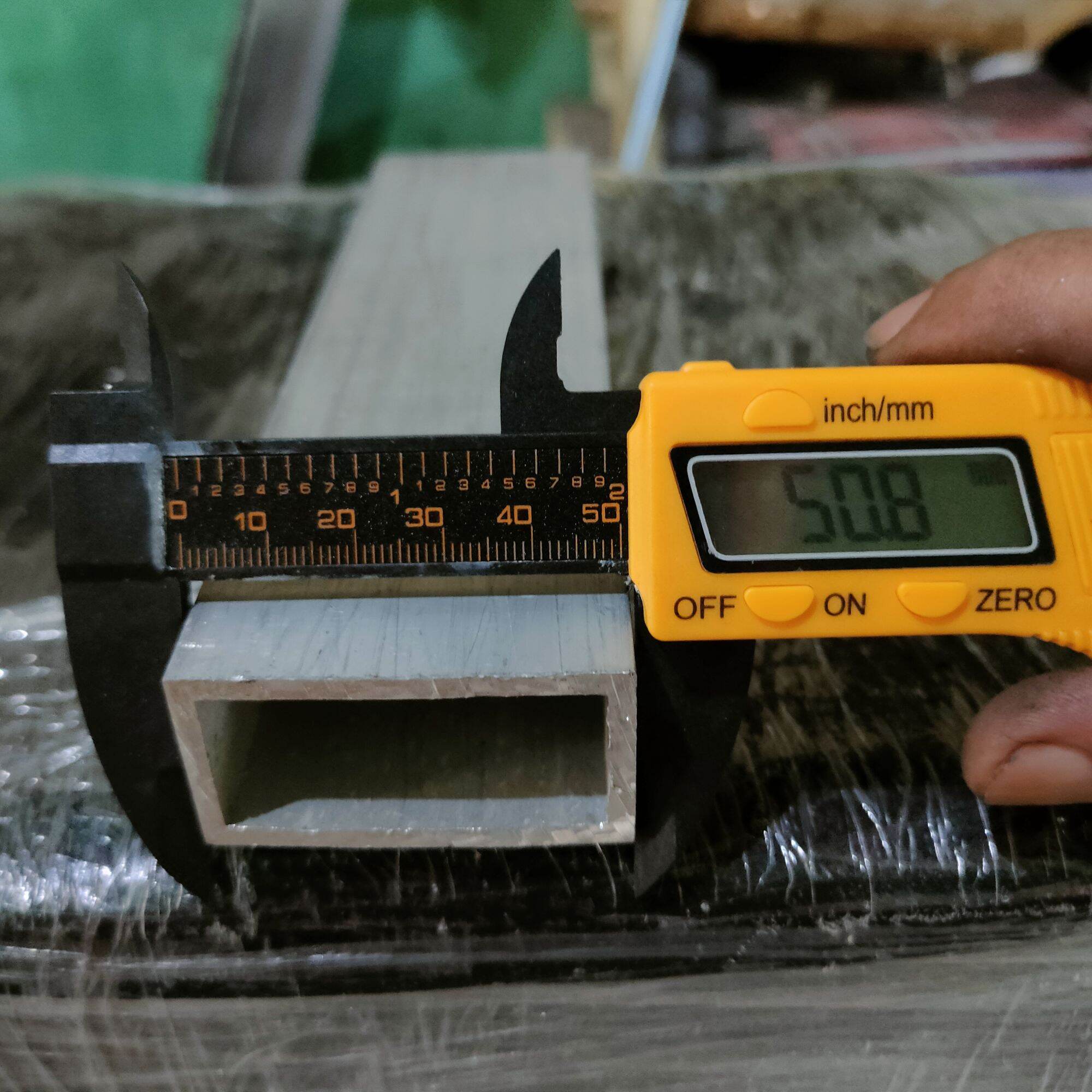 hollow aluminium 25mm x 50mm tebal 3mm holo pipa kotak holow alumunium ...