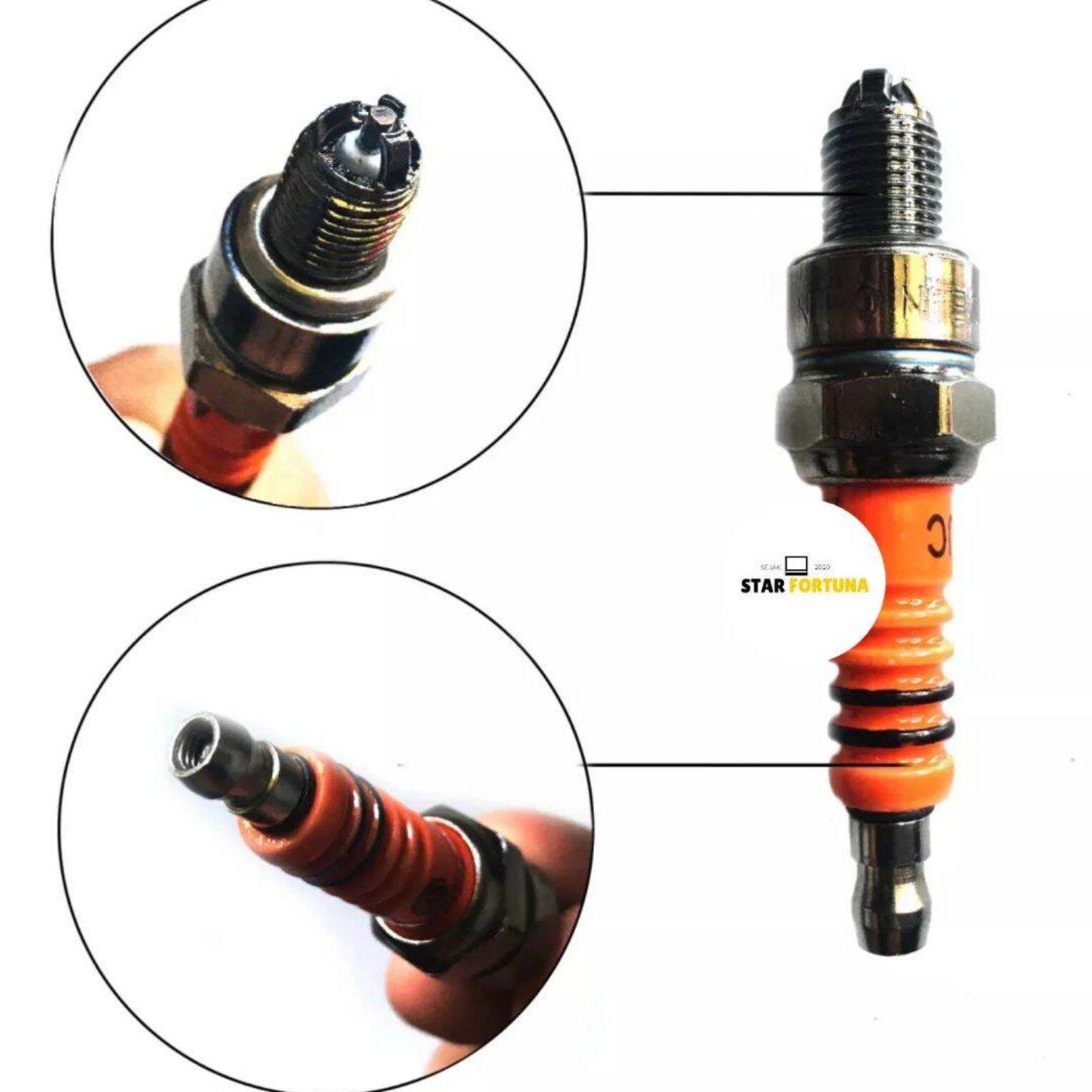 BUSI RACING KAKI 3 BP5ES/F7TJC BUSI RACING KEPALA 3 MOTOR 2Tax Satria-R ...