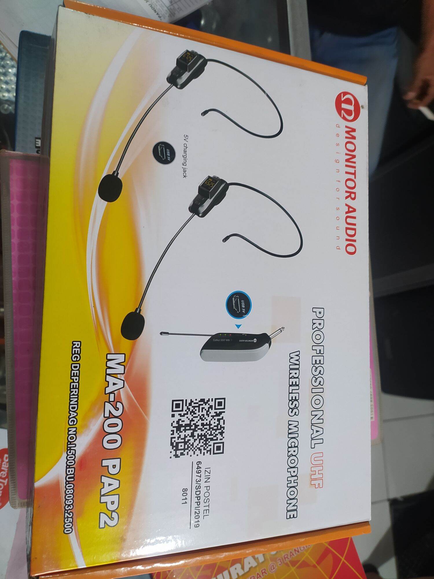 mic wireless headset monitor audio ma 200 pap 2 | Lazada Indonesia