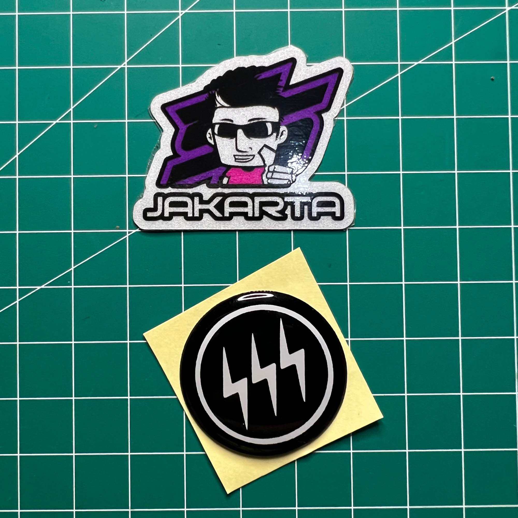 STIKER STICKER EMBLEM LOGO SSS 3 CM | Lazada Indonesia