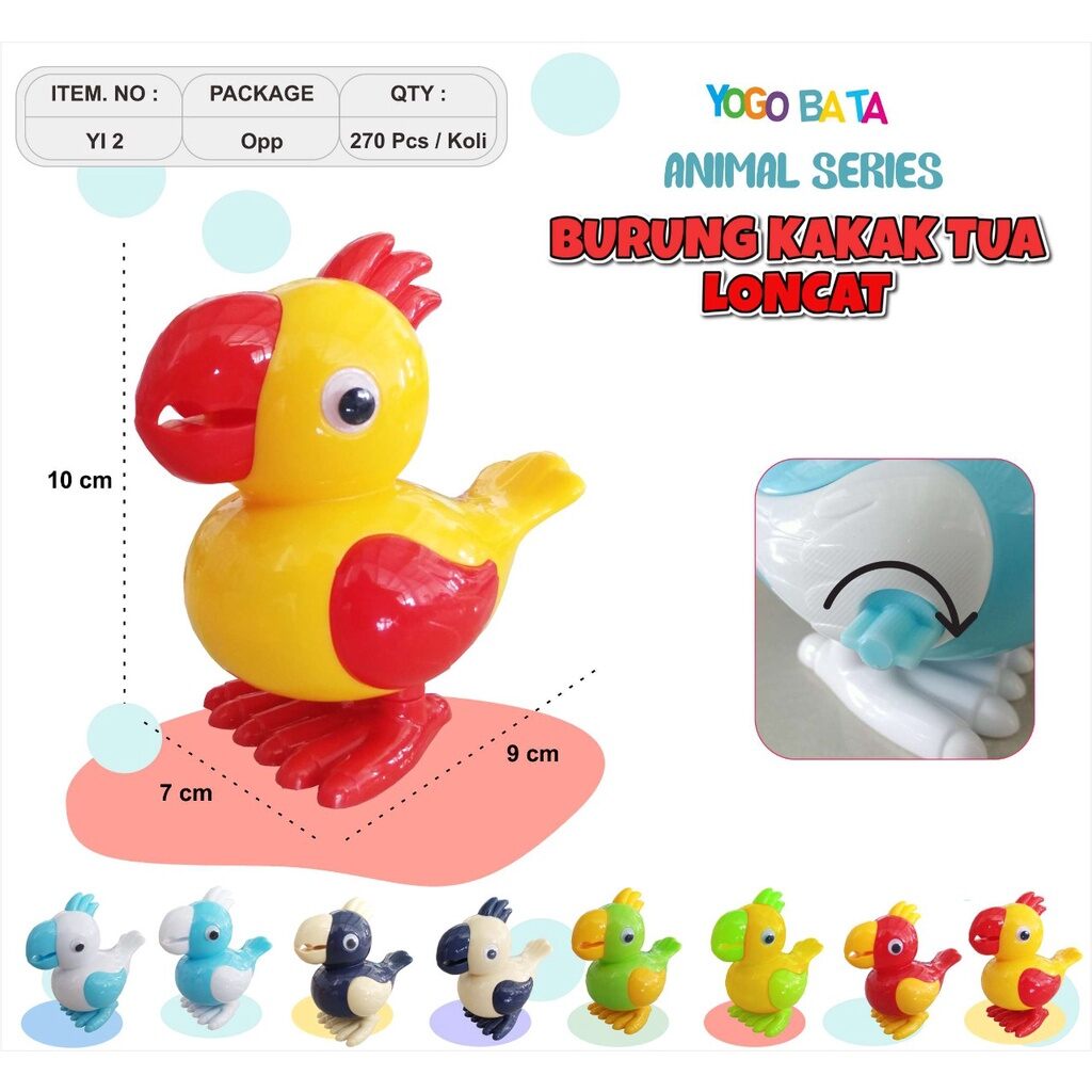 Mainan Burung Kakak Tua loncat | Lazada Indonesia