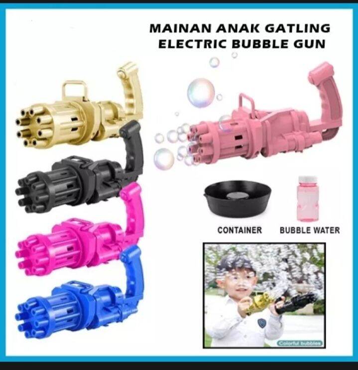GELEMBUNG TEMBAK / PISTOL BALON / JUSATIN GATLIN / TEMBAKAN BUBBLE ...