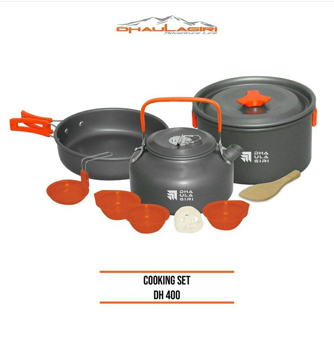 ALAT MASAK NESTING COOKING SET CAMPING PICNIC TRAVELLING ULTRALIGHT ...