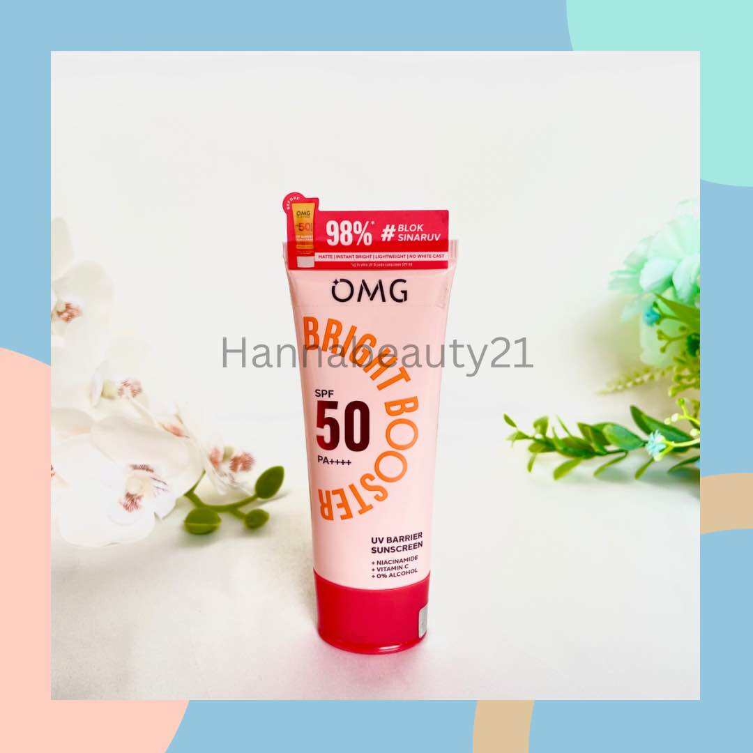 OMG Oh My Glow Bright Booster UV Barrier Sunscreen SPF 50 PA ...