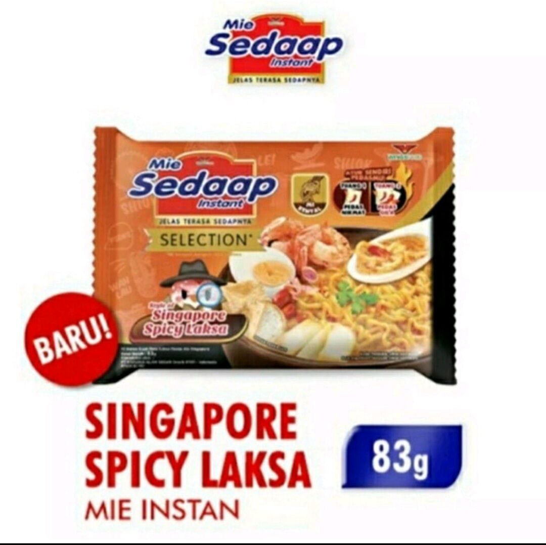 Mie Sedap Kuah Singapore Spicy Laksa Paket 5 Bungkus X 83gr | Lazada ...