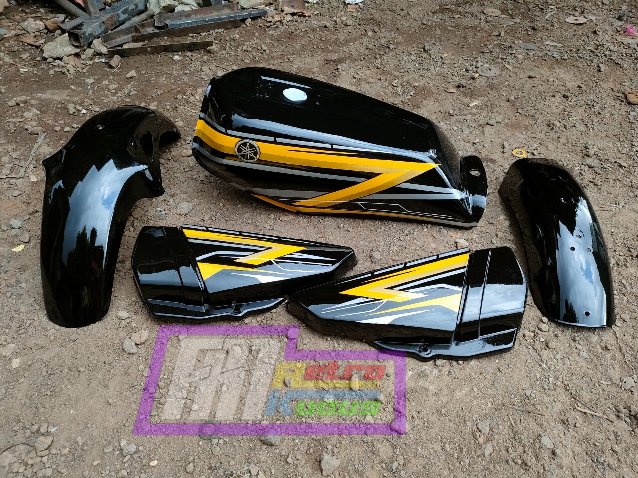 Paket Tangki Tengki Bensin Yamaha RX-King bahan tebal dan berkualitas ...