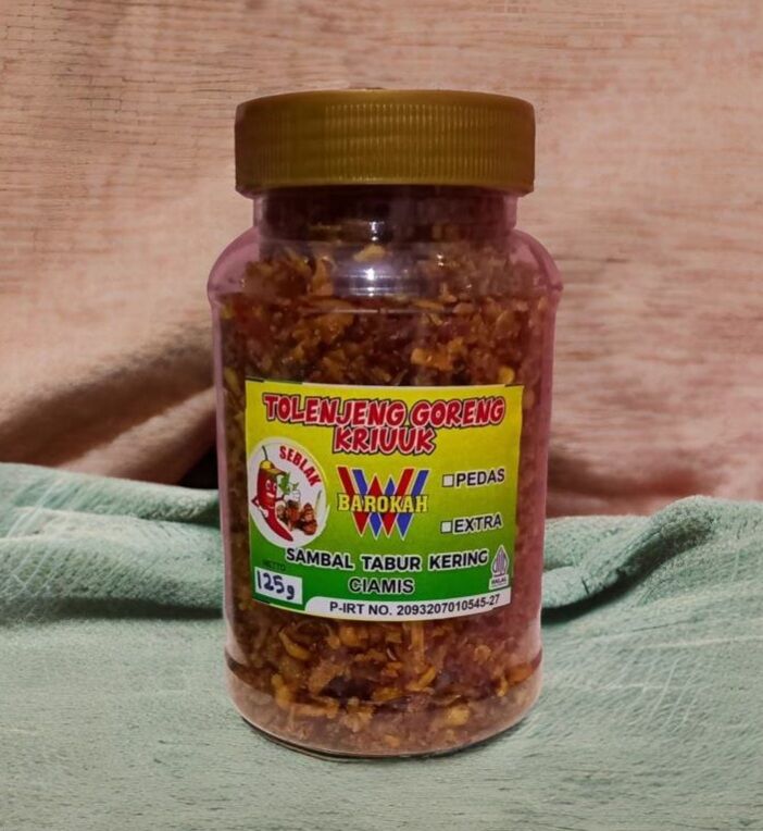 SAMBAL KRIUK SEBLAK CIKUR, (TOLENJENG) Pedas gurih renyah rasa cikur ...