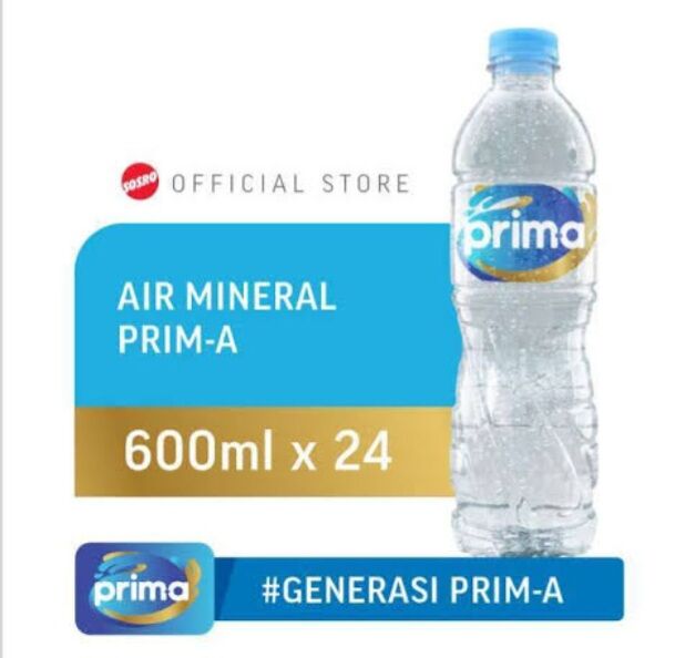 Air mineral PRIMA 600ML 1 KARTON DUS ISI 24 PCS | Lazada Indonesia