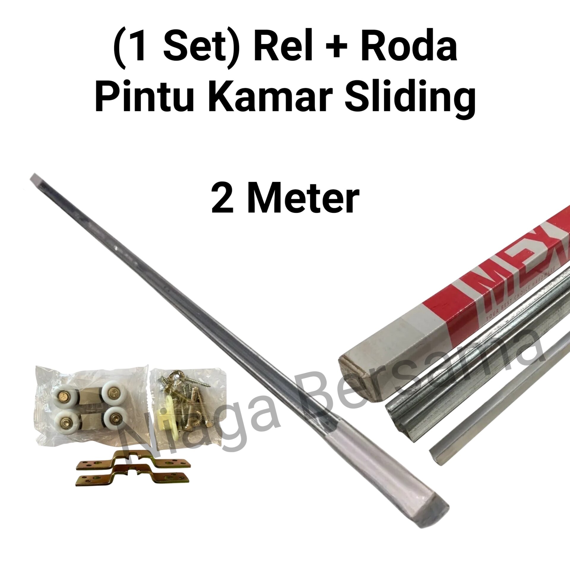 Rel Pintu Sliding Geser Galvanis J4 FASTER 200 cm | Lazada Indonesia