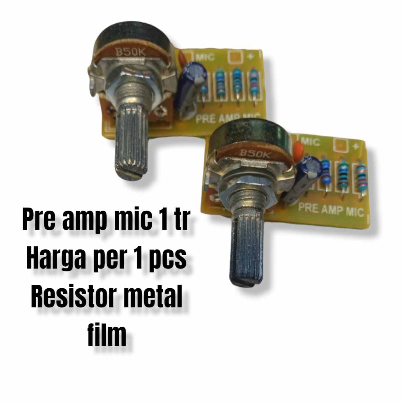 Kit pre amp mic 1 transistor plus potensio | Lazada Indonesia