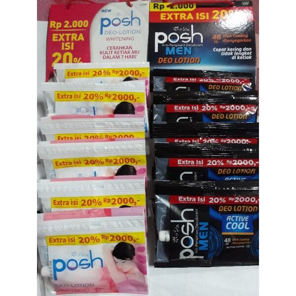 Posh deo lotion sachet 11 gr/POSH Deo lotion sachet | Lazada Indonesia