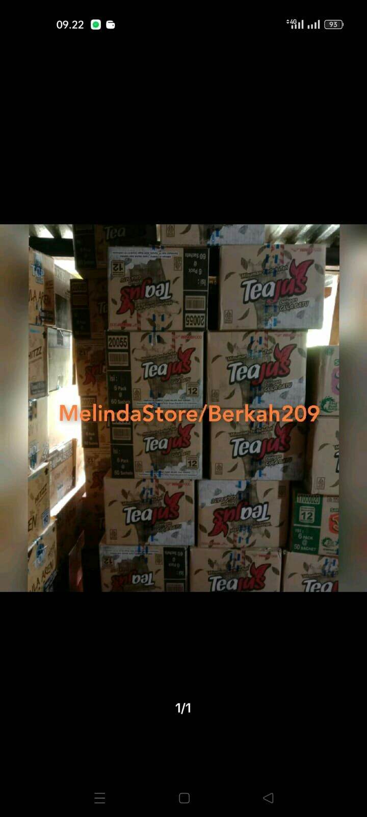 Teajus 1 Dus Isi 6 Pak / 360 Sachet | Lazada Indonesia