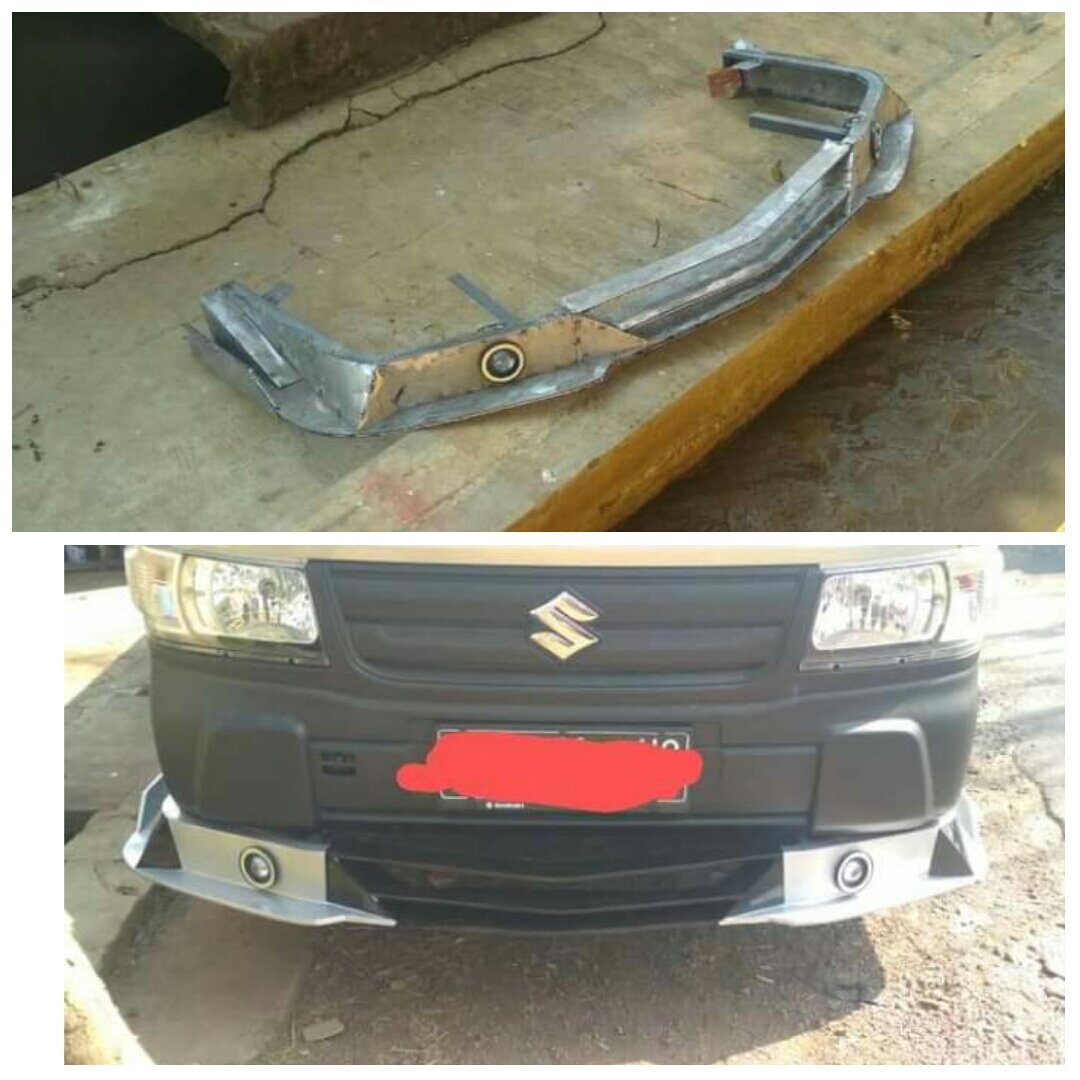 tambahan bemper new carry bahan plat | Lazada Indonesia