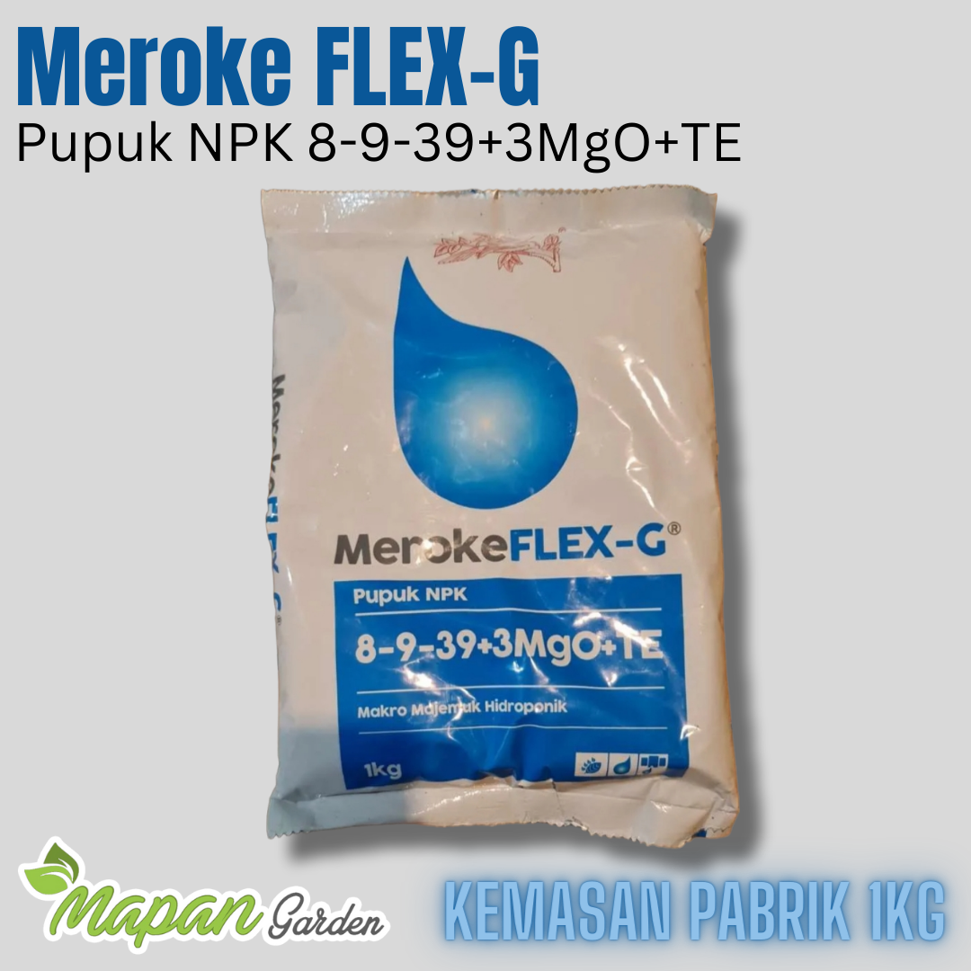 Pupuk Meroke FLEX-G 1 kg - NPK Makro & Mikro Lengkap Hidroponik Grade | Lazada Indonesia