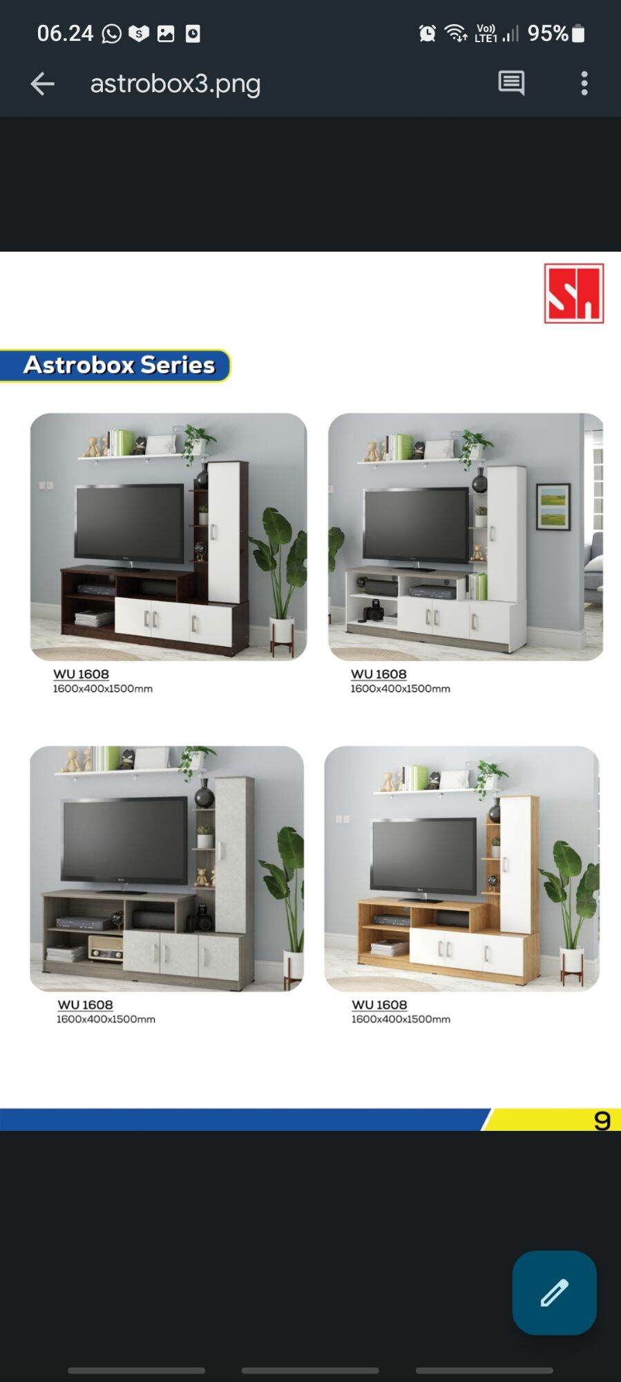 ASTRO RAK TV WU 1608 / 1609 .PENGIRIMAN KHUSUS BANDUNG | Lazada Indonesia