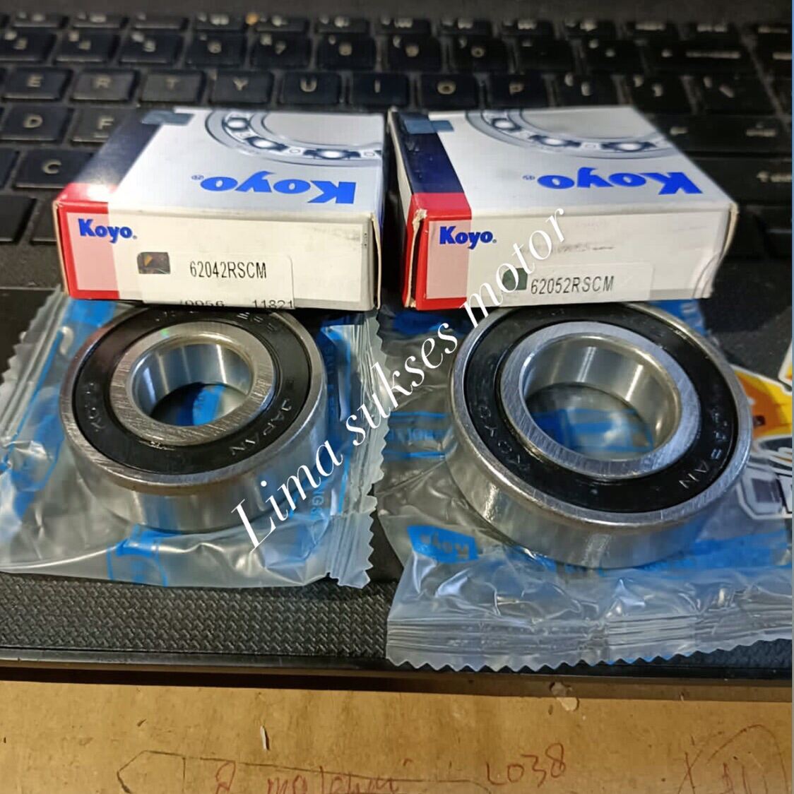 BEARING LAHER RODA DEPAN SET KOYO CARRY EXTRA 1.0 ST100 2PC 6204 6205 ...