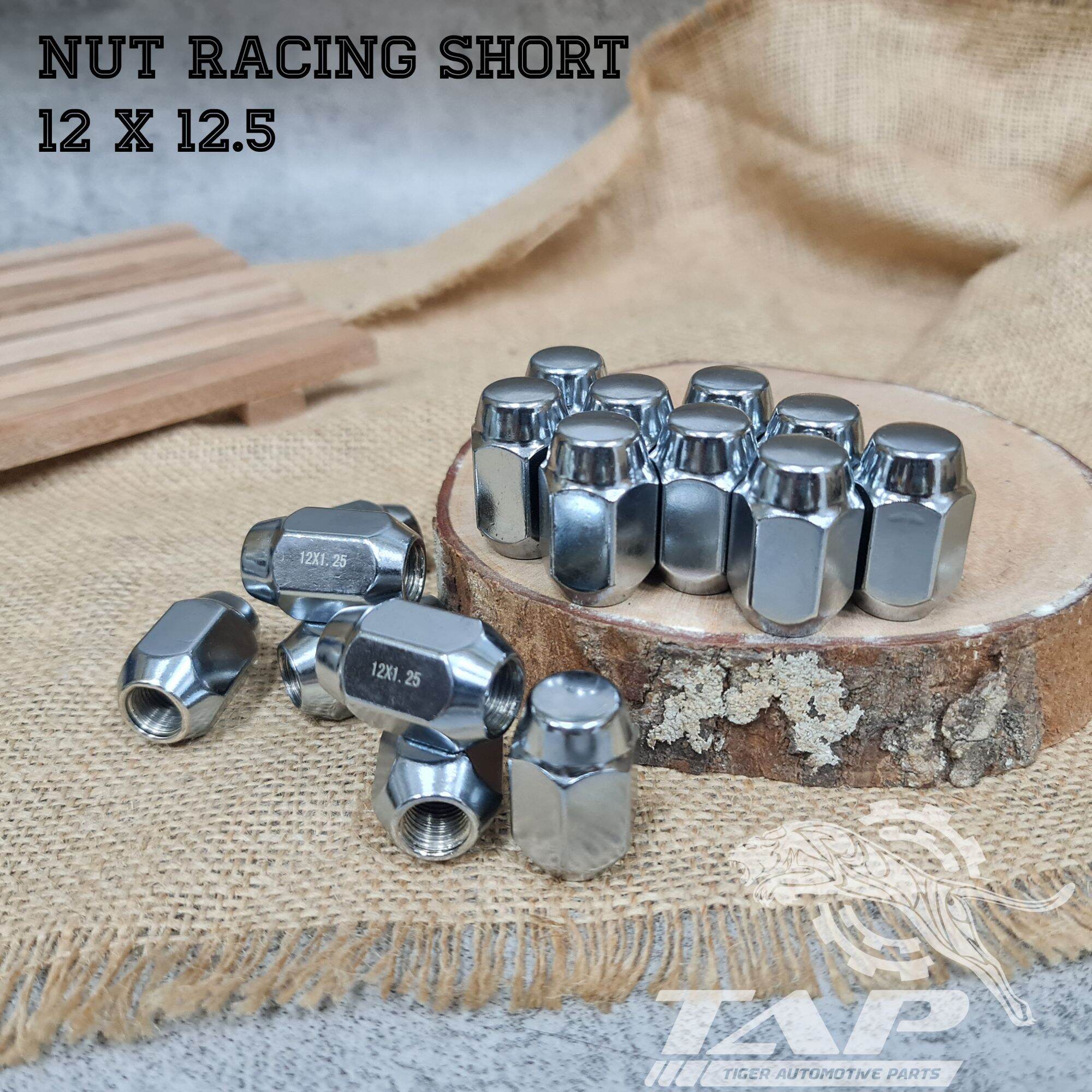NUT RACING SHORT - MUR BAUT RODA PENDEK - LUG NUT 12 X 1.25 FUTURA ...