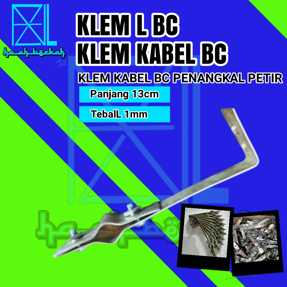 Klem L BC Klem Kabel BC Penangkal Petir Klem Isolator Grounding | Lazada Indonesia